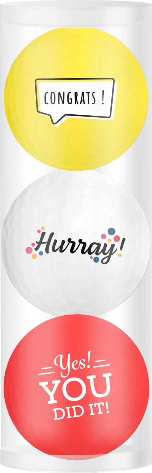 Legend Golfballen Gift Set Yes You Did It! - Hurray - Congrats! LEGEND ...