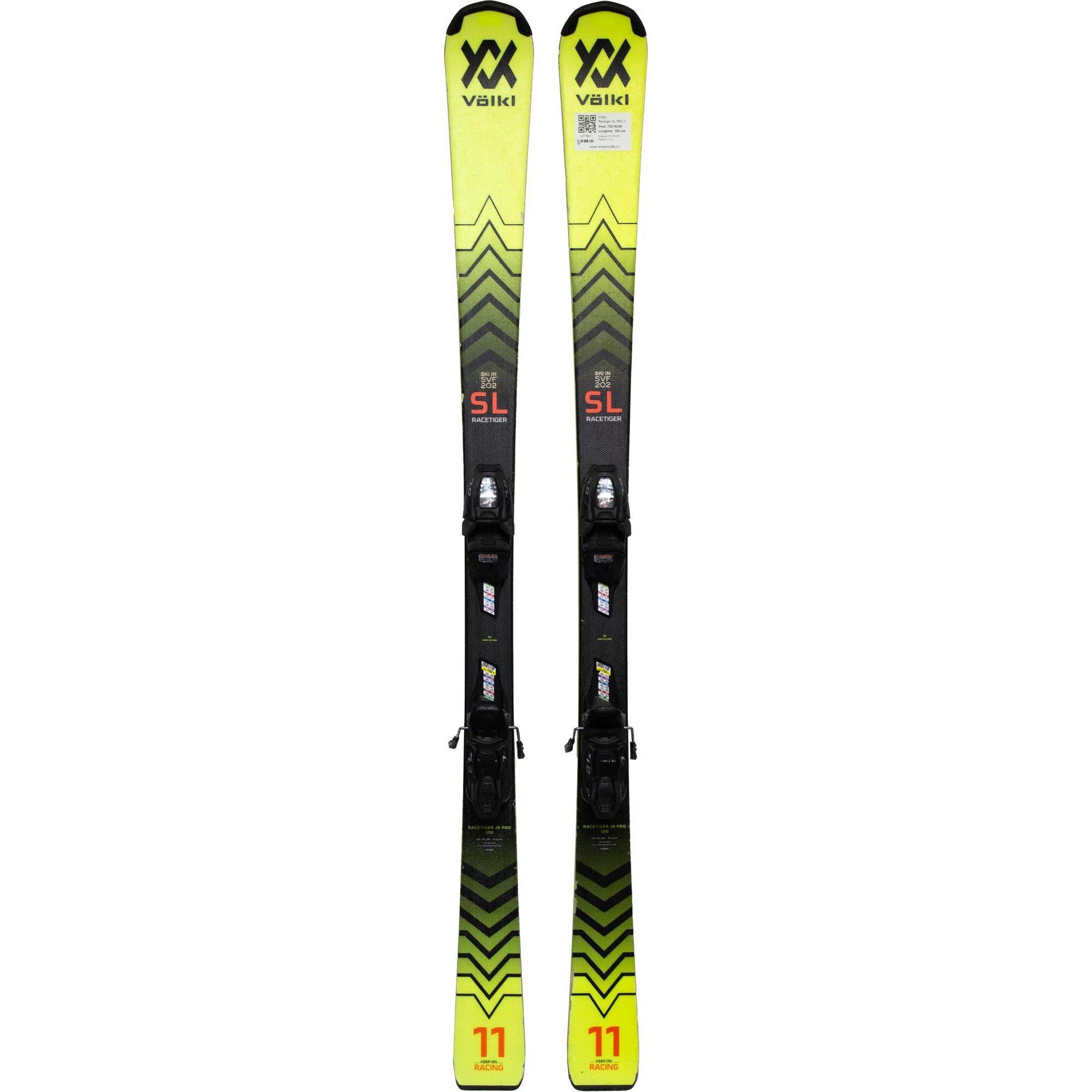 Second Life- Narty VOLKL Racetiger SL PRO Jr., 140 cm, stan dobry VÖLKL ...
