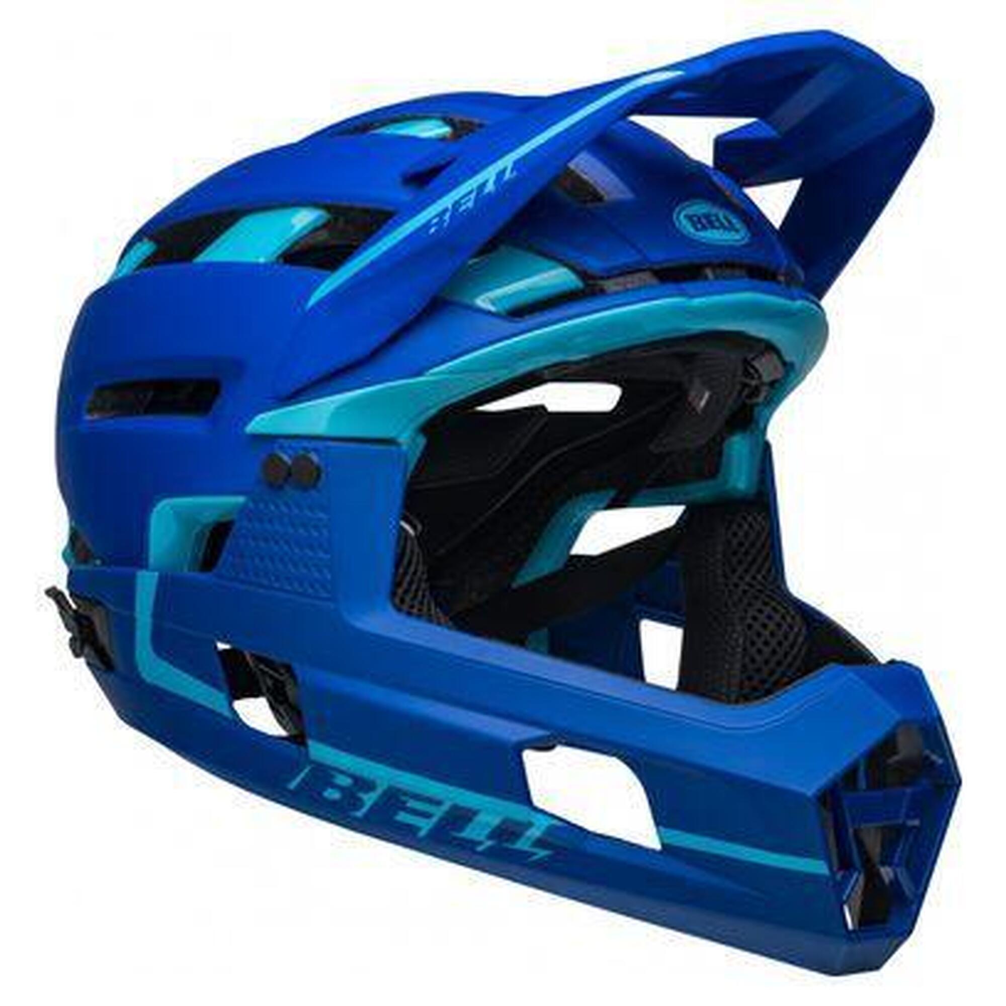 Casque avec Mentonnière Amovible Bell Super Air R Mips Bleu BELL ...
