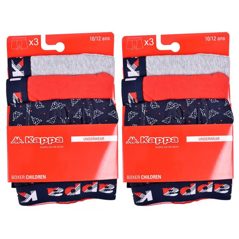 Boxer Enfant KAPPA - Pack de 6 KAPPA | Decathlon