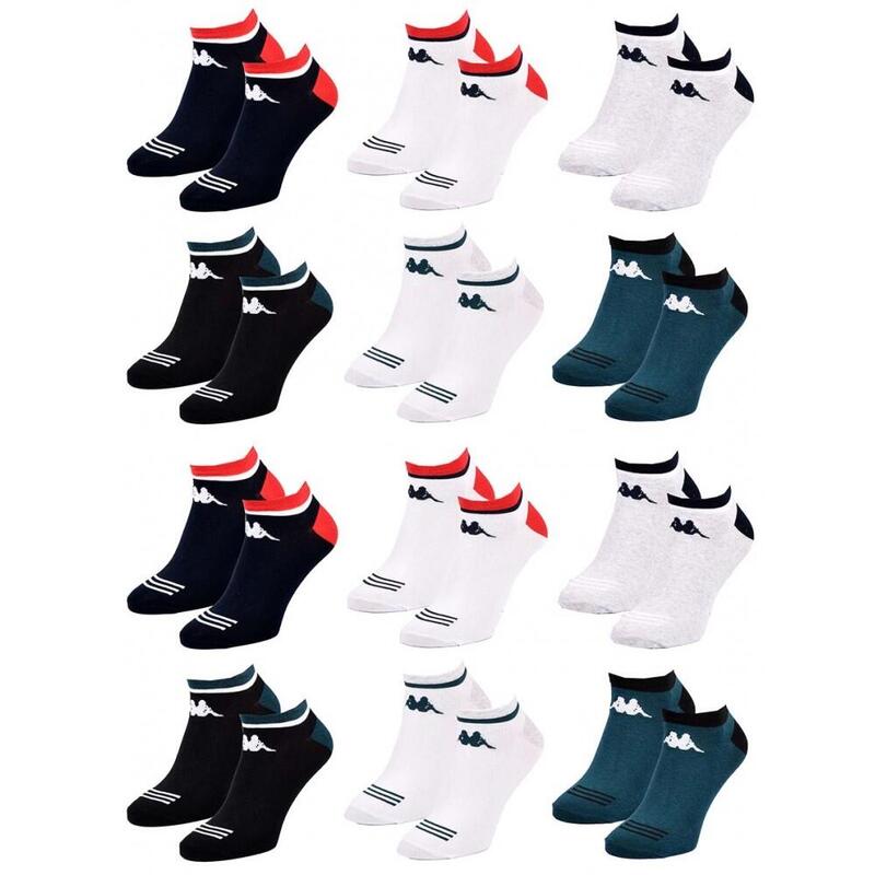 Chaussettes KAPPA SNEAKER - Pack de 12 pcs 5247 KAPPA | Decathlon
