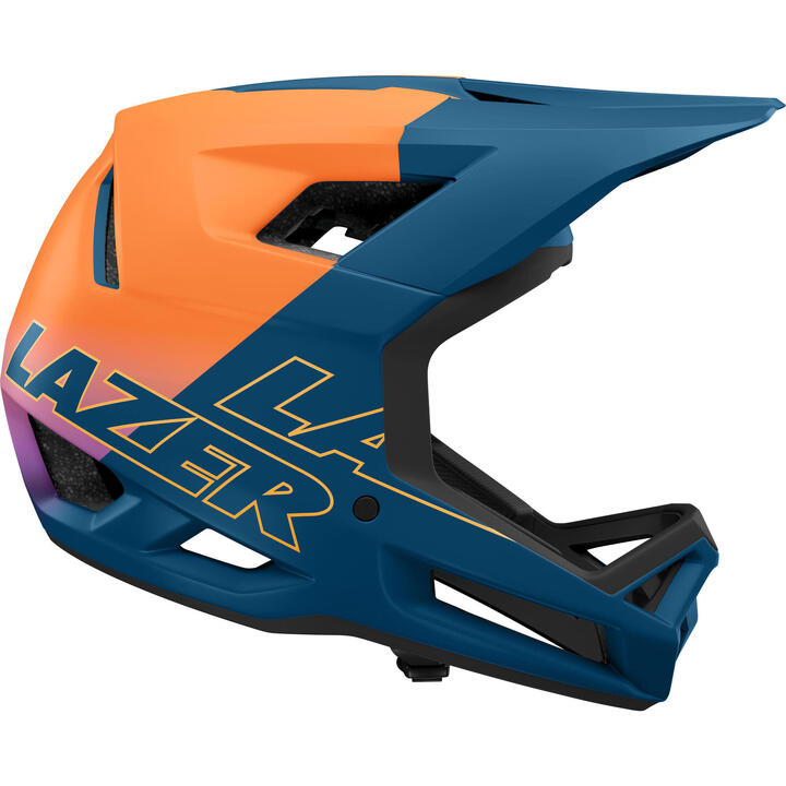 Full Face Helm Cage KinetiCore, blau-orange | LAZER | Decathlon.ch