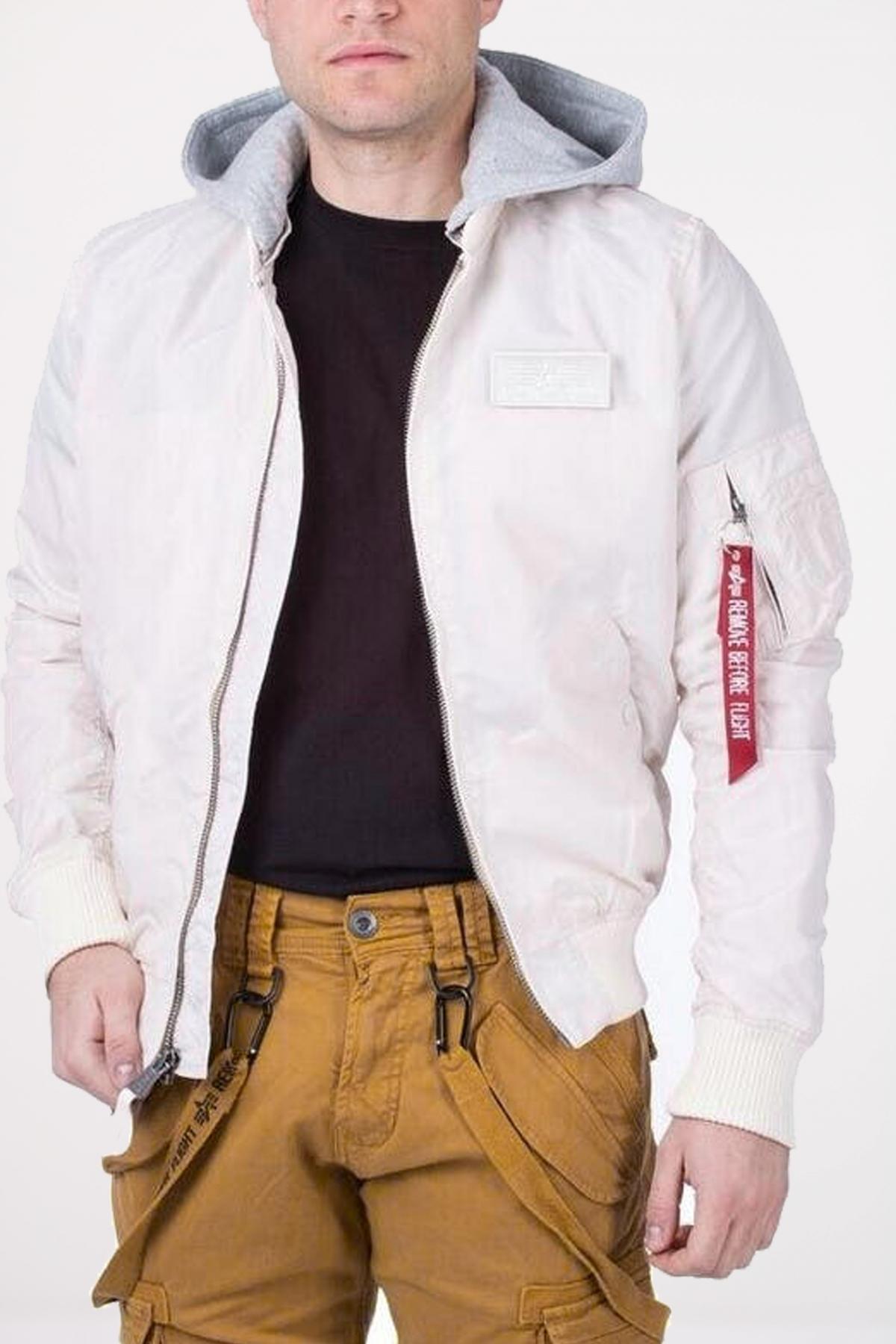 Jack Alpha Industries Model Ma-1 Tt Hood Kleur Beige ALPHA INDUSTRIES ...