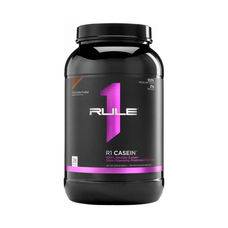 Rule1 R1 Casein Protein (4lbs) Vanilla Crème - Protéines - Caséine ...