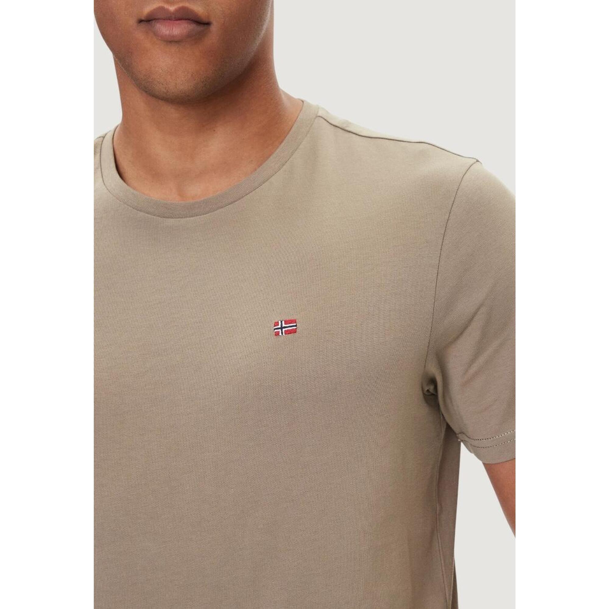 t-shirt crop top SALIS SS HOMME MARRON NAPAPIJRI | Decathlon