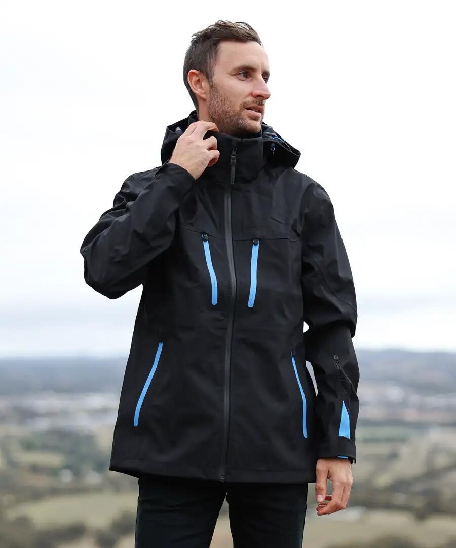 Stormtech Patrol Hooded Soft Shell Jacket - Black/Carbon STORMTECH ...