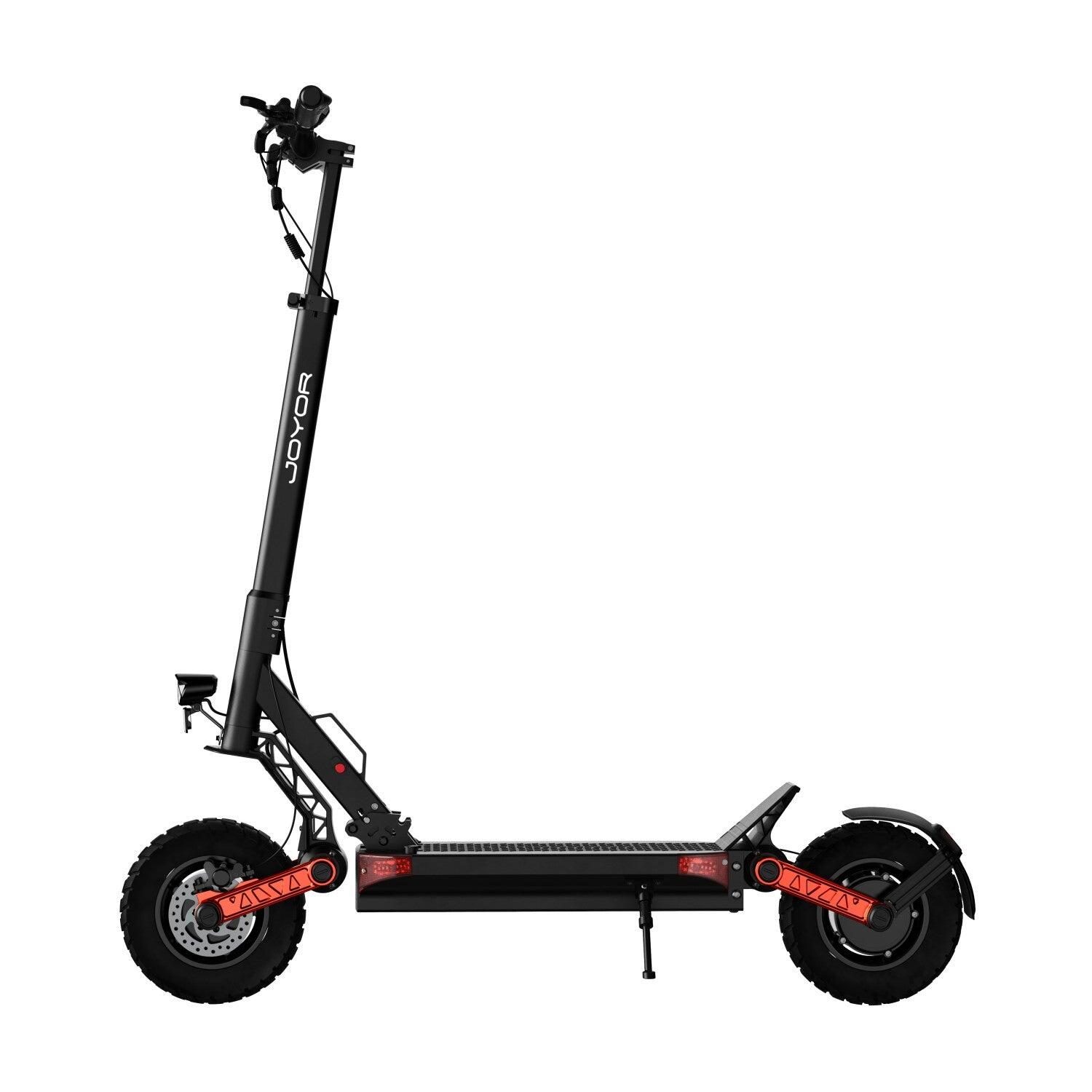 JOYOR S10 Zwarte Scooter met Tas, Telefoonhoesje en Slot | Decathlon