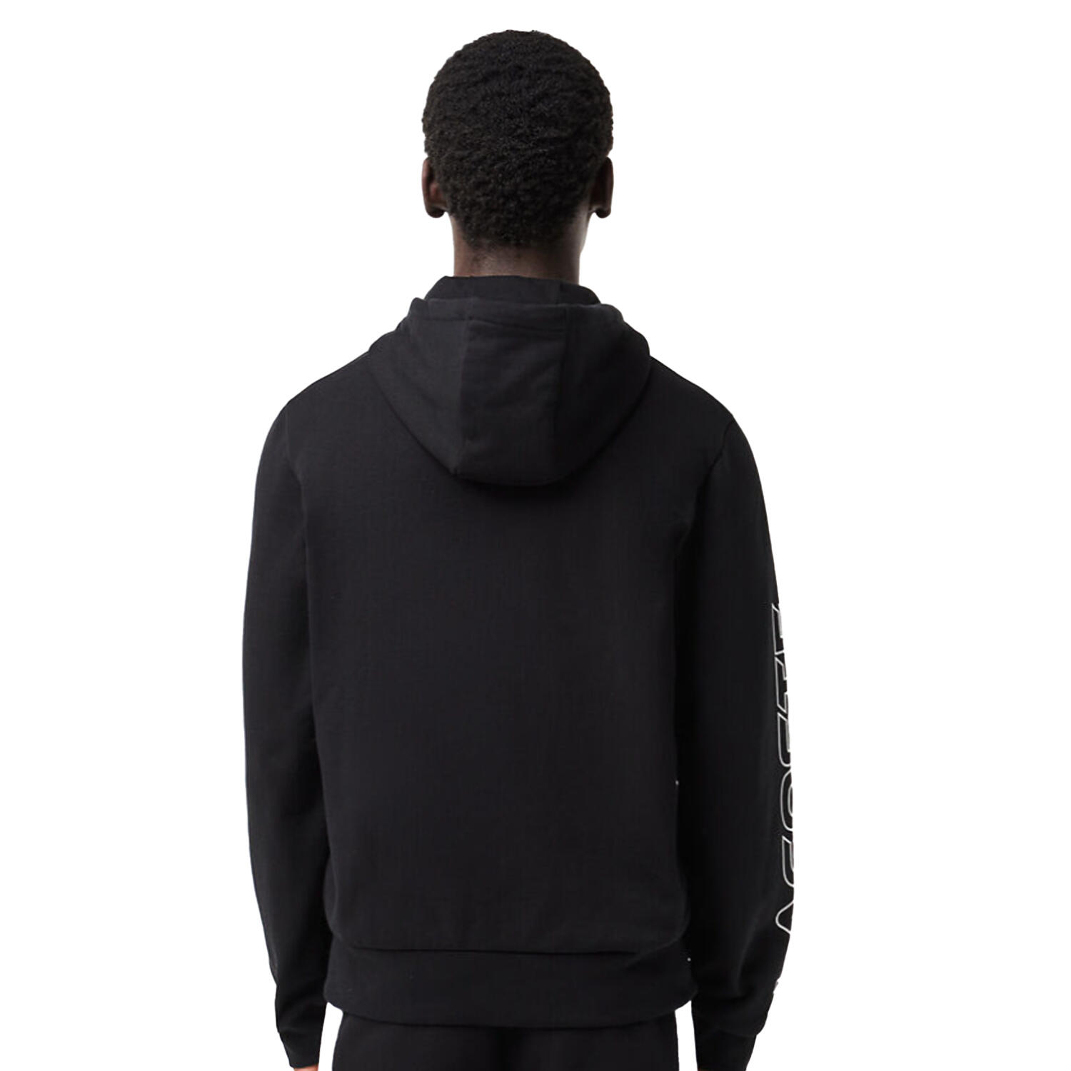 Mens Colour Block Full Zip Hoodie (Black/Grey) LACOSTE | Decathlon