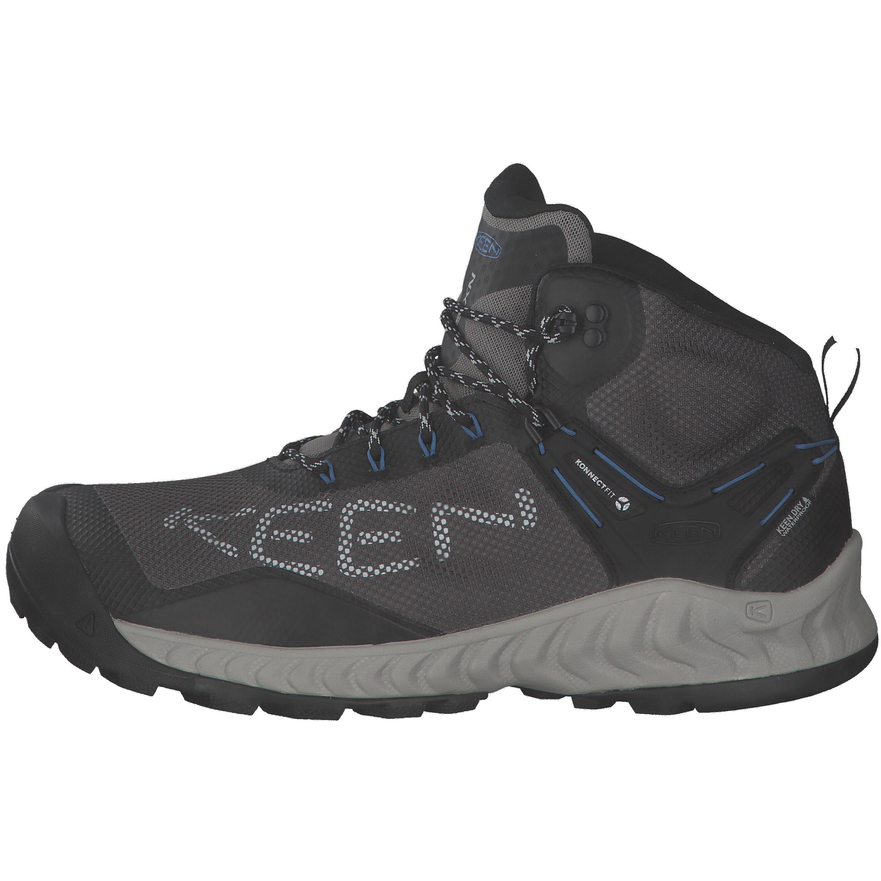 Keen Nxis Evo Mid WP herenschoenen Magnet/Bright Cobalt maat 40 KEEN ...