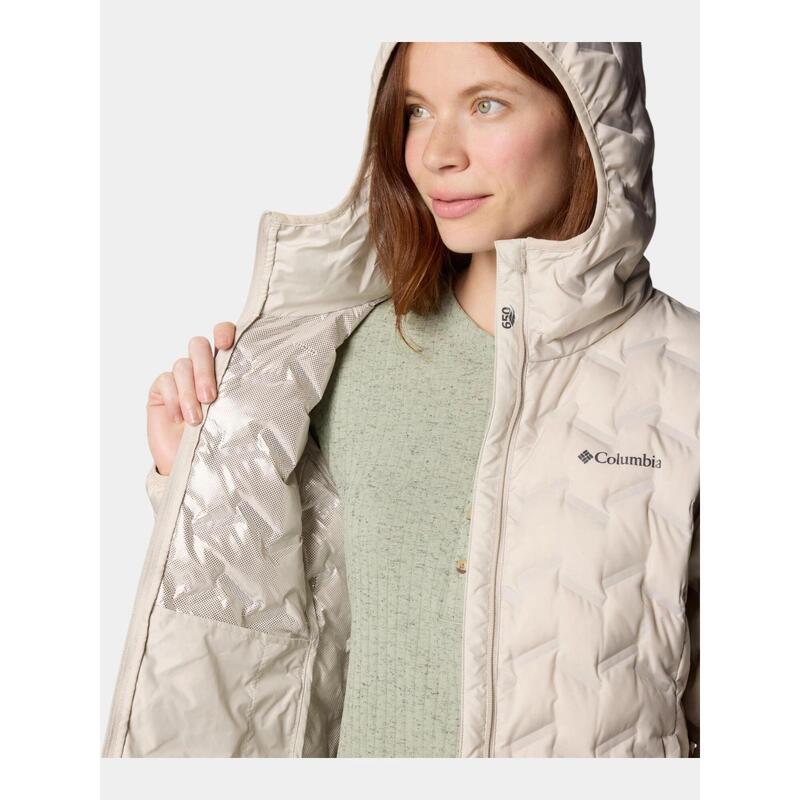 COLUMBIA - Jacheta de puf Delta Ridge II Long Down Jacket - verde femei ...