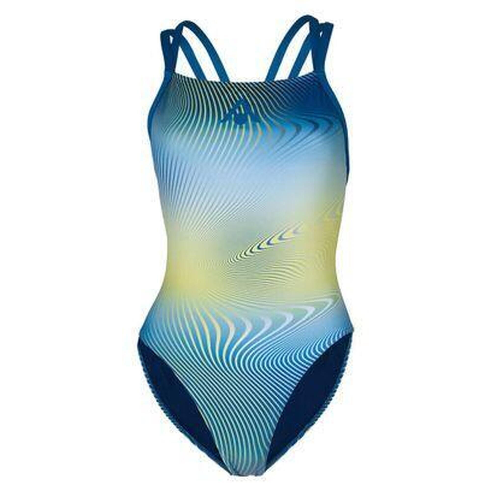 Maillot de Bain Femme 1 Pièce Aquasphere Essential Open Back Bleu AQUASPHERE | Decathlon
