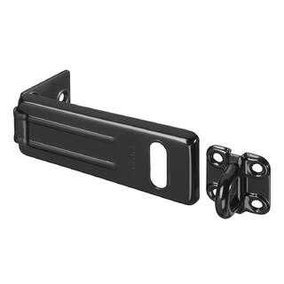 704EURDBLK Outdoor Door Padlock Hasp, black, 11 x 4,4 cm - Decathlon