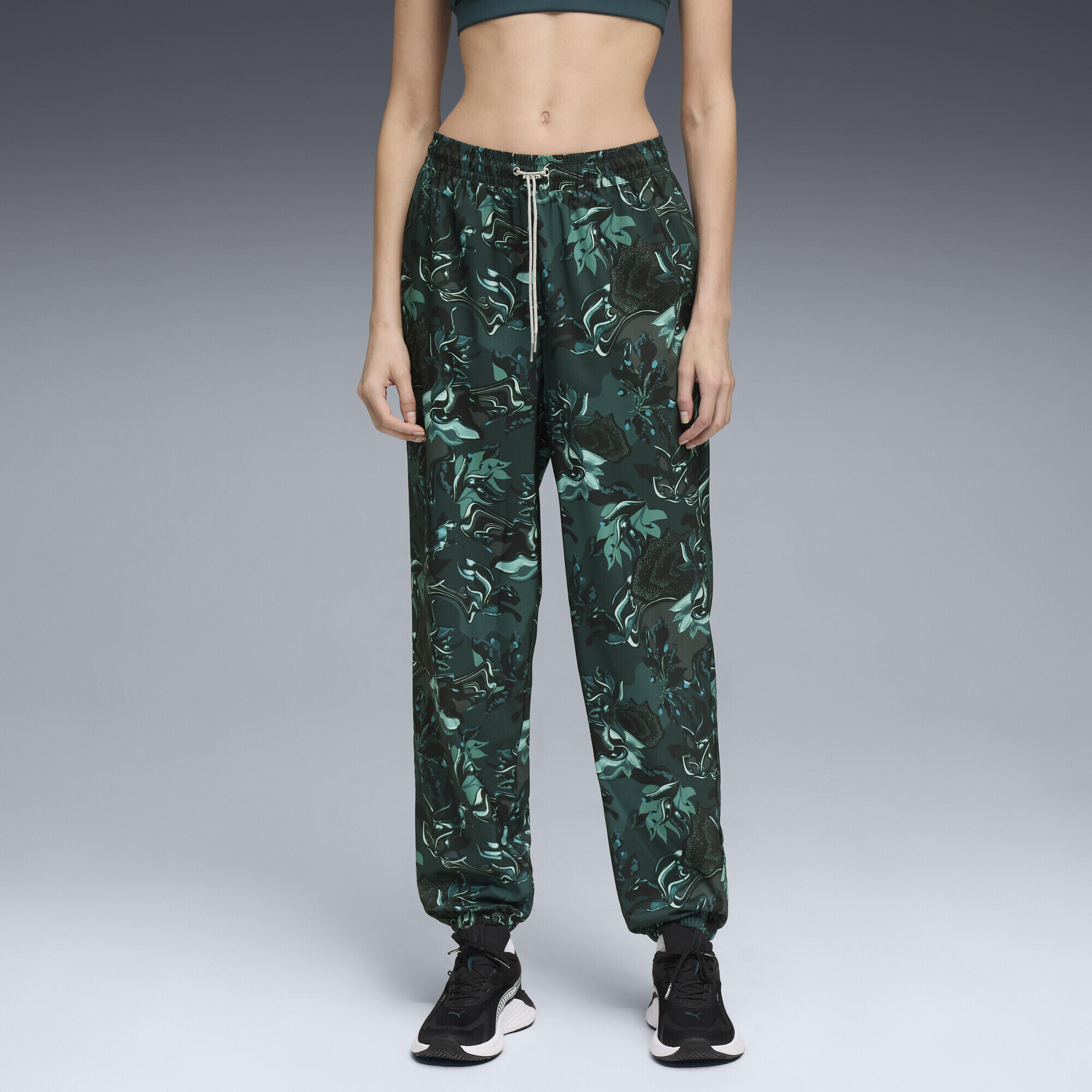 Geweven GREEN TERRAINS joggingbroek voor dames PUMA | Decathlon