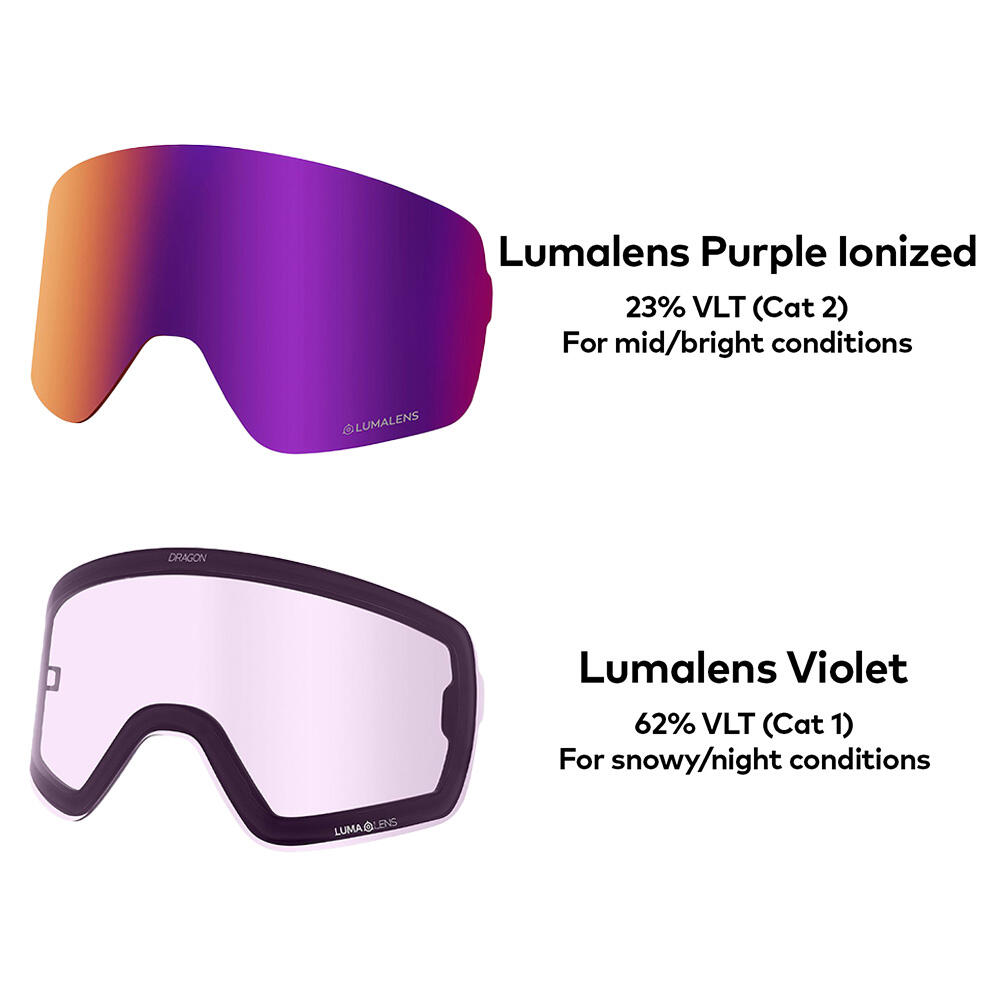 NFX2 Unisex Skibril - Kimmy Fasani Sig 2024/LL Purple Ionized & LL ...