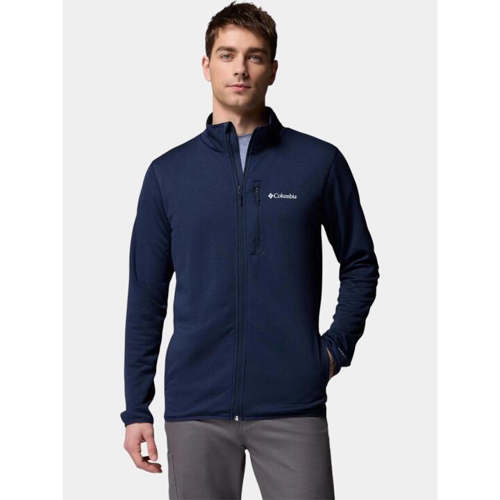 Essential Hike Grid Fleece Full Zip férfi polár pulóver COLUMBIA ...