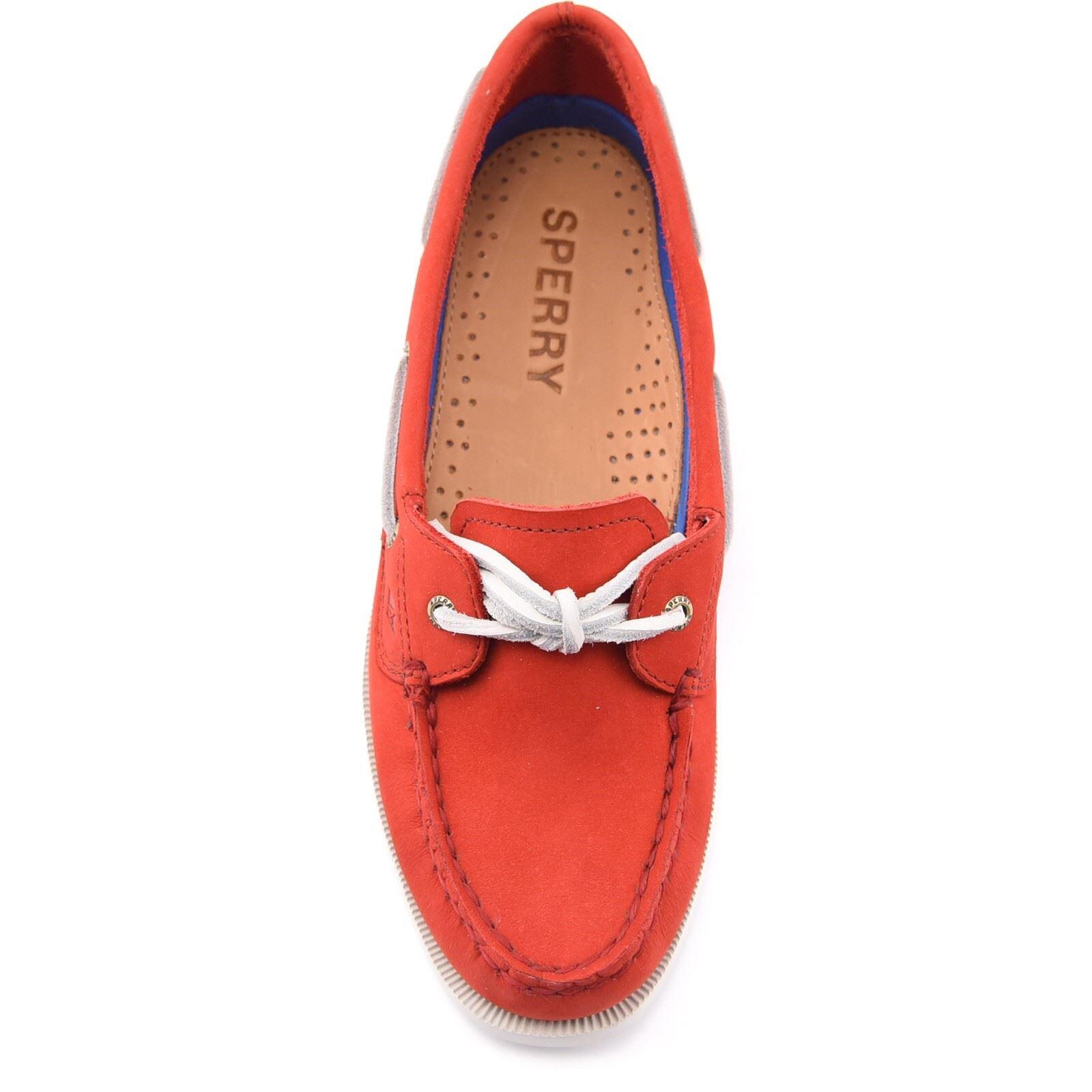 Sperry Authentic Original 1 Eye Leather Women's Red Boat Shoes SPERRY ...