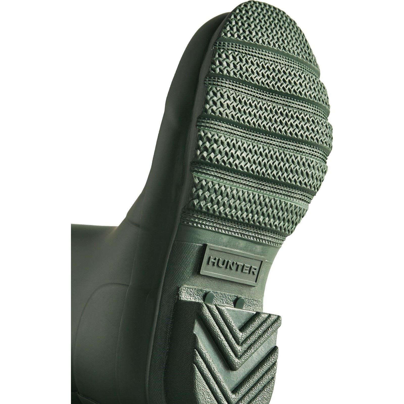 Hunter Junior Originals Rubber Unisex Kids's Hunter Green Wellington ...