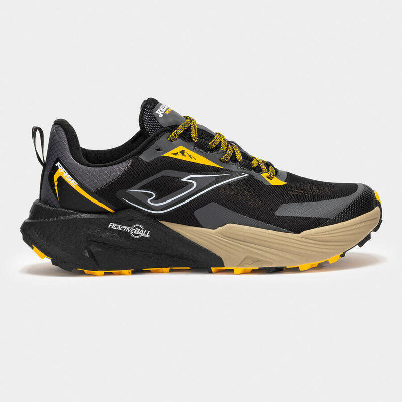JOMA - Pantofi trail Joma Rase 2501 pentru bărbați Negru/Gri/Galben EU ...