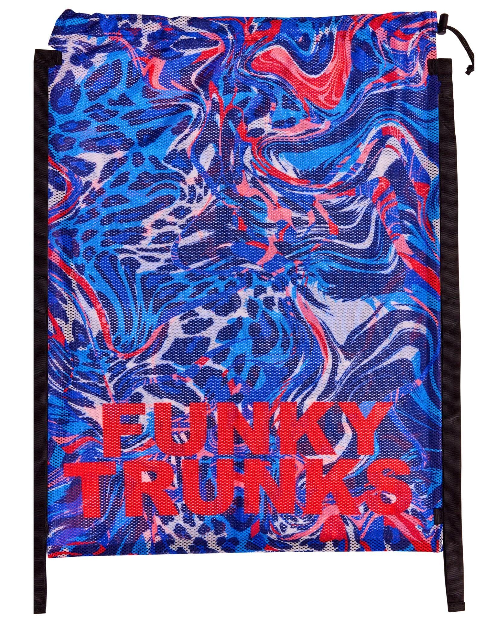 Funky Trunks Mad Cat Mesh Gear Bag - Blue/Black FUNKY TRUNKS | Decathlon