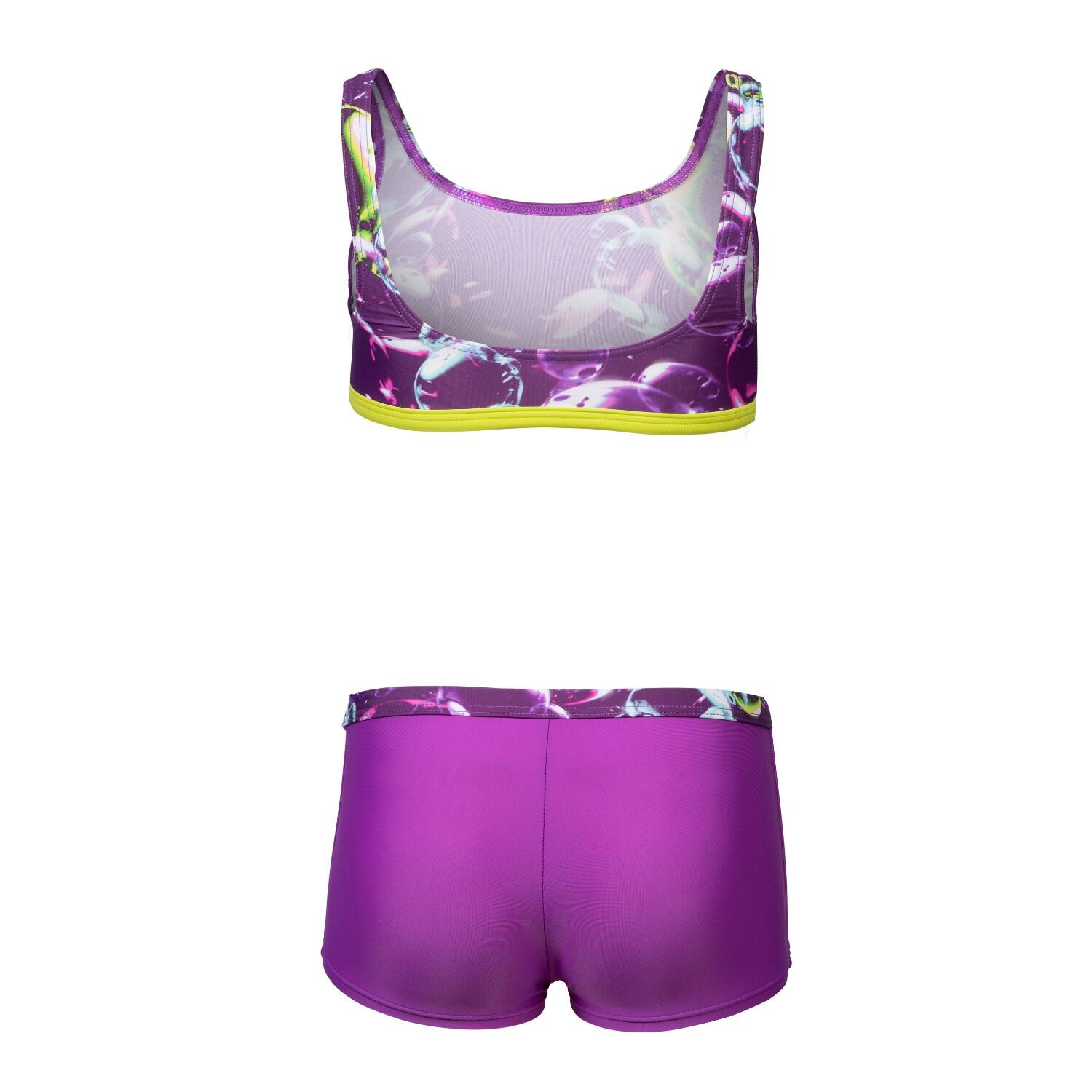 arena Soap Bubbles Sport Bikini für Mädchen | Decathlon