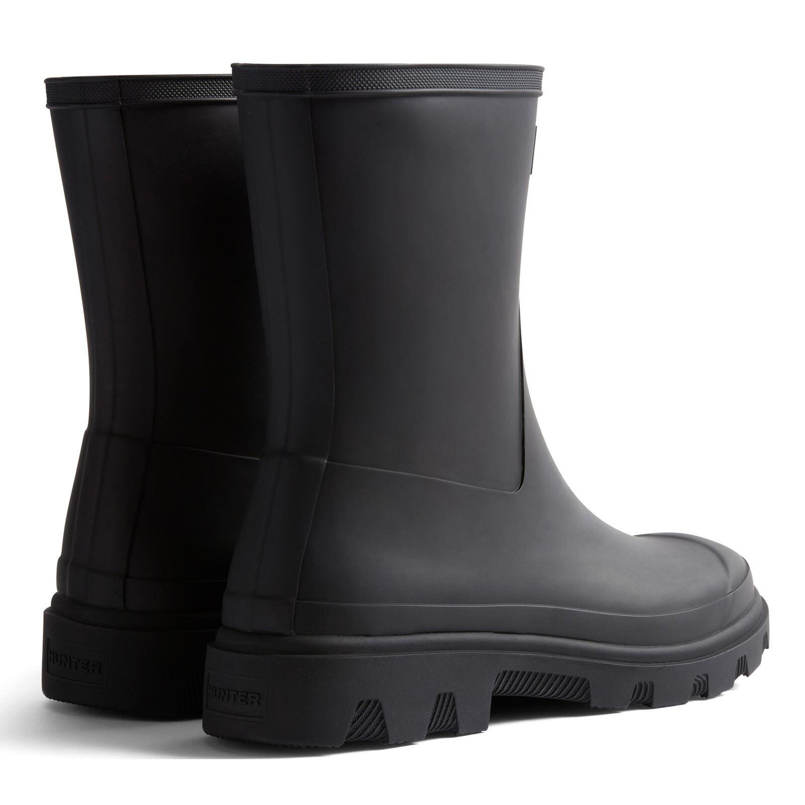 Hunter Downpour Short Rubber Women's Black Wellington Boots | Decathlon