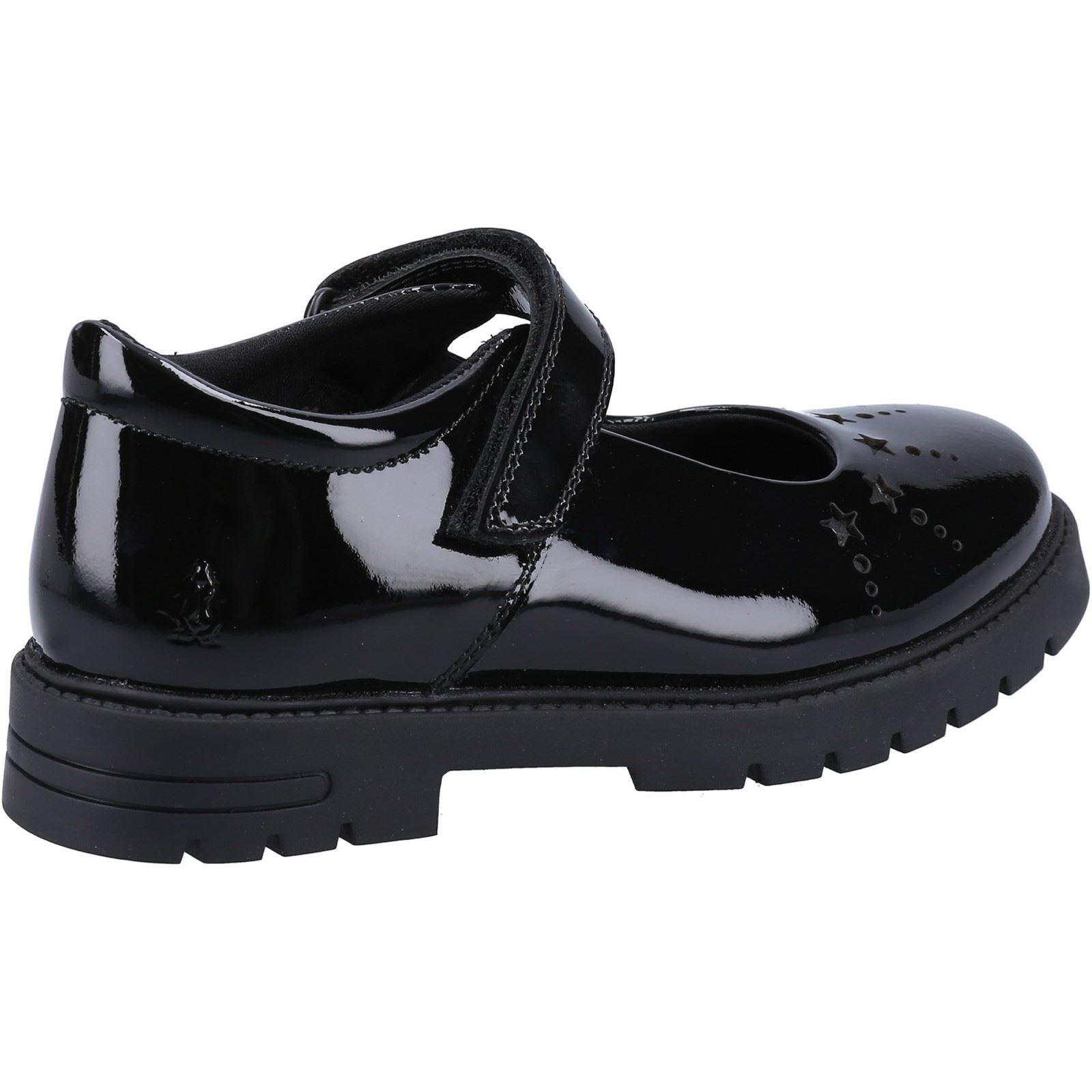 Hush Puppies Sabrina Patent SNR Leather Girls's Black Shoes HUSH ...