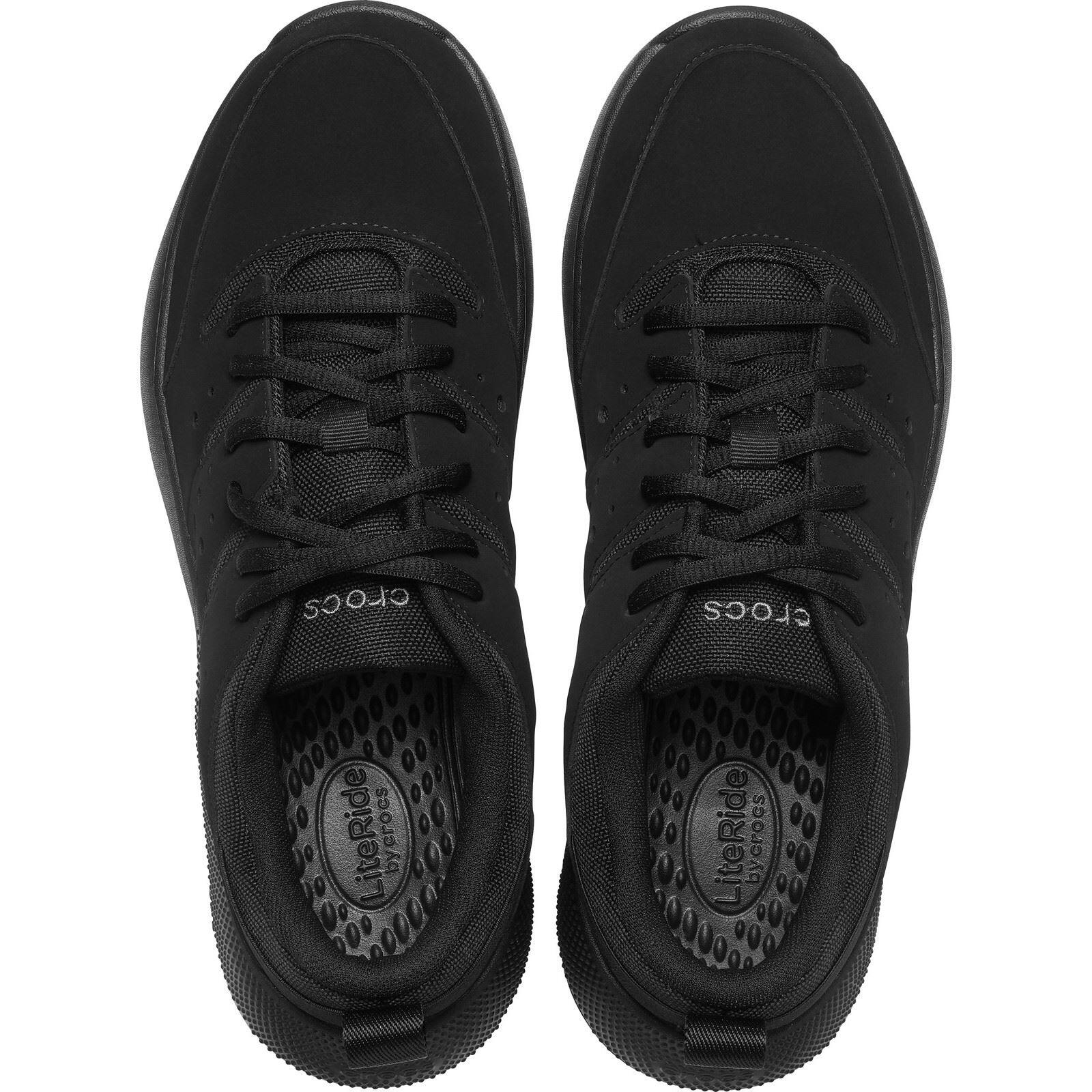 Crocs On the Clock Polyurethane Men's Triple Black Trainers | Decathlon