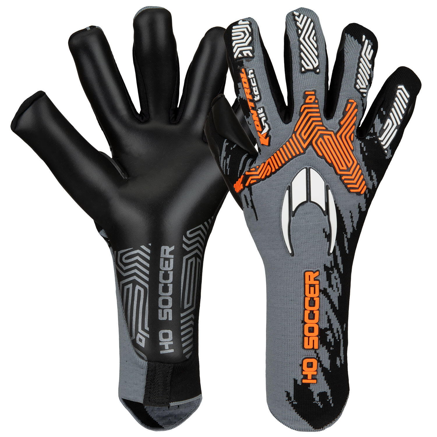 Luvas Guarda-Redes de Futebol SSG Kontrol Knit Tech II Grey Orange ...