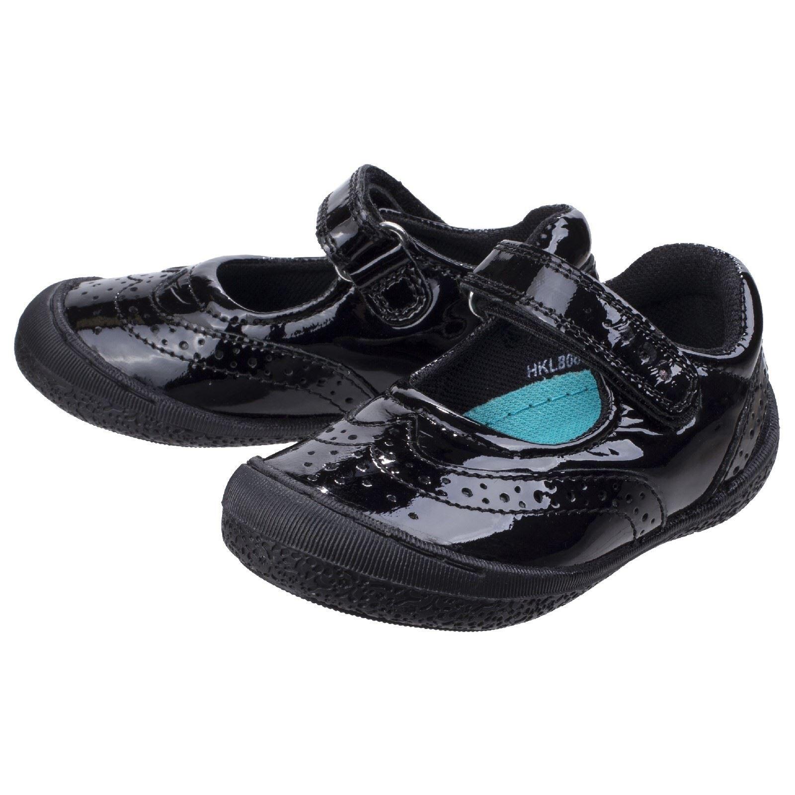 Hush Puppies Rina Junior Patent Leather Girls's Patent Black Shoes HUSH ...