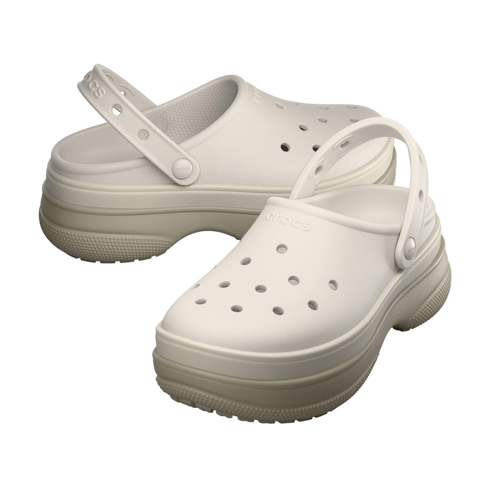 Crocs Classic Stacked Thermoplastic Chalk Clogs CROCS | Decathlon