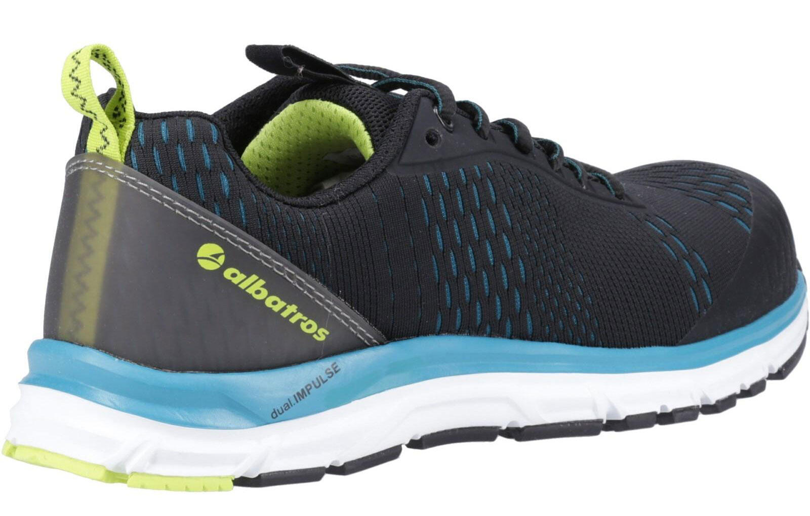 Albatros AER55 dual.IMPULSE Safety Trainers Mens Lightweight Black ...