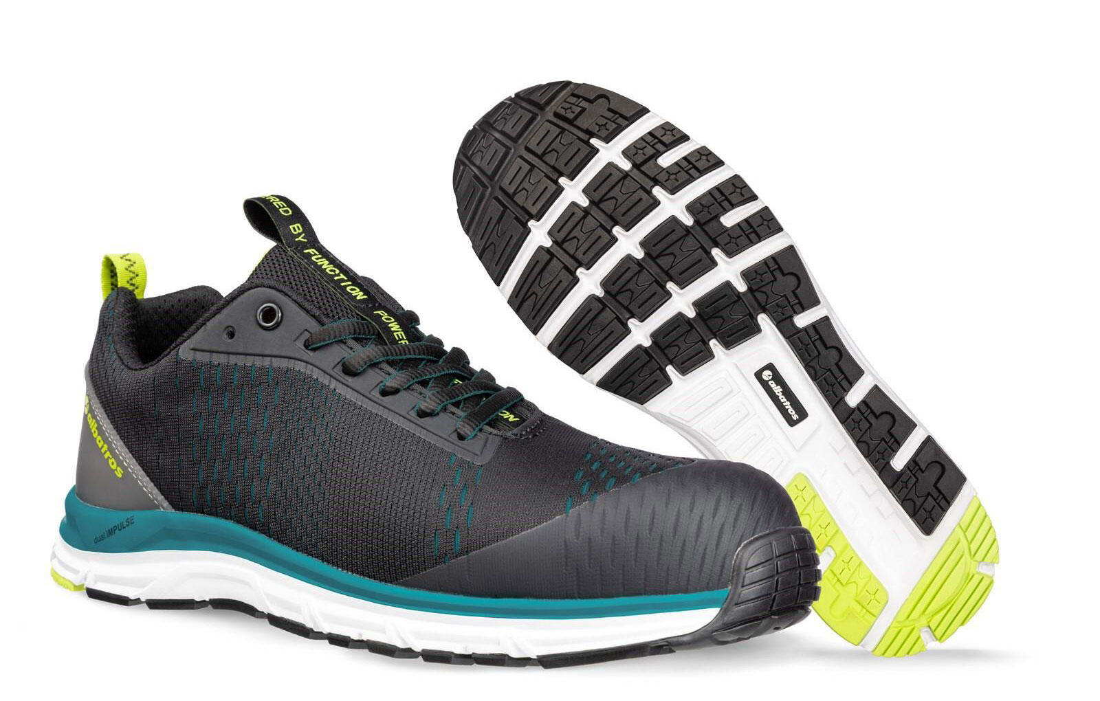 Albatros AER55 dual.IMPULSE Safety Trainers Mens Lightweight Black ...