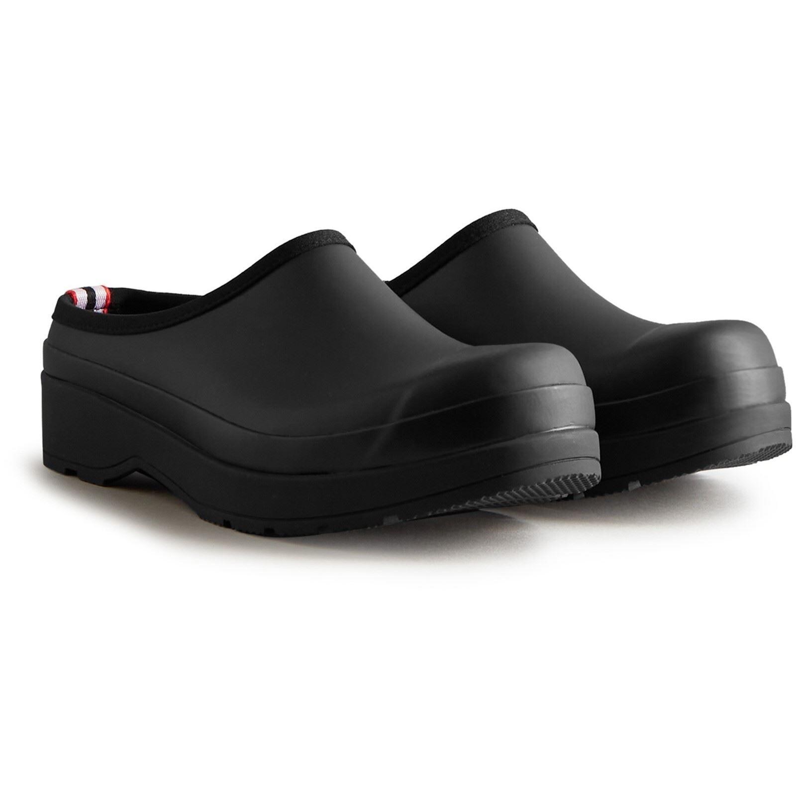 Hunter Play Clog Rubber Men's Black Garden Shoes HUNTER | Decathlon