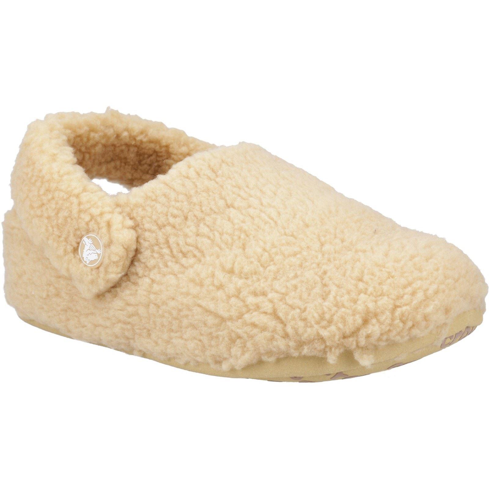 Crocs Classic Cozzzy Polyester Wheat Slippers | Decathlon