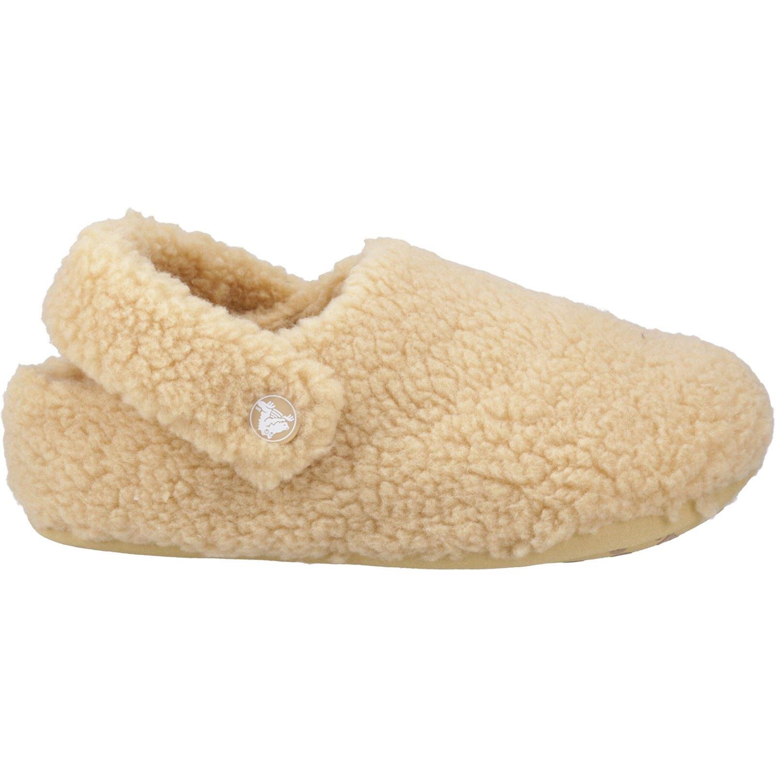 Crocs Classic Cozzzy Polyester Wheat Slippers | Decathlon