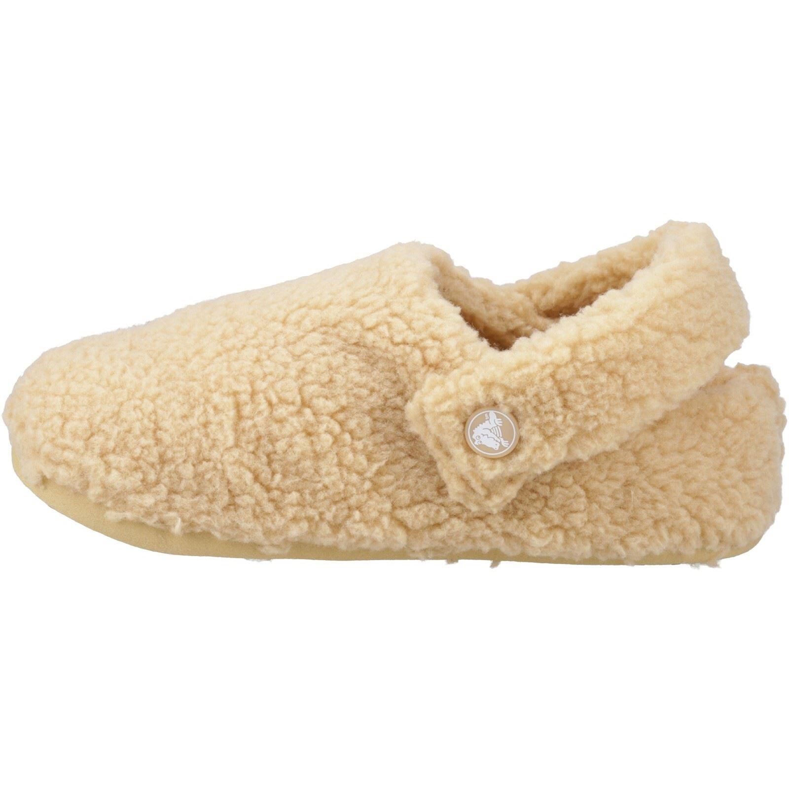 Crocs Classic Cozzzy Polyester Wheat Slippers | Decathlon