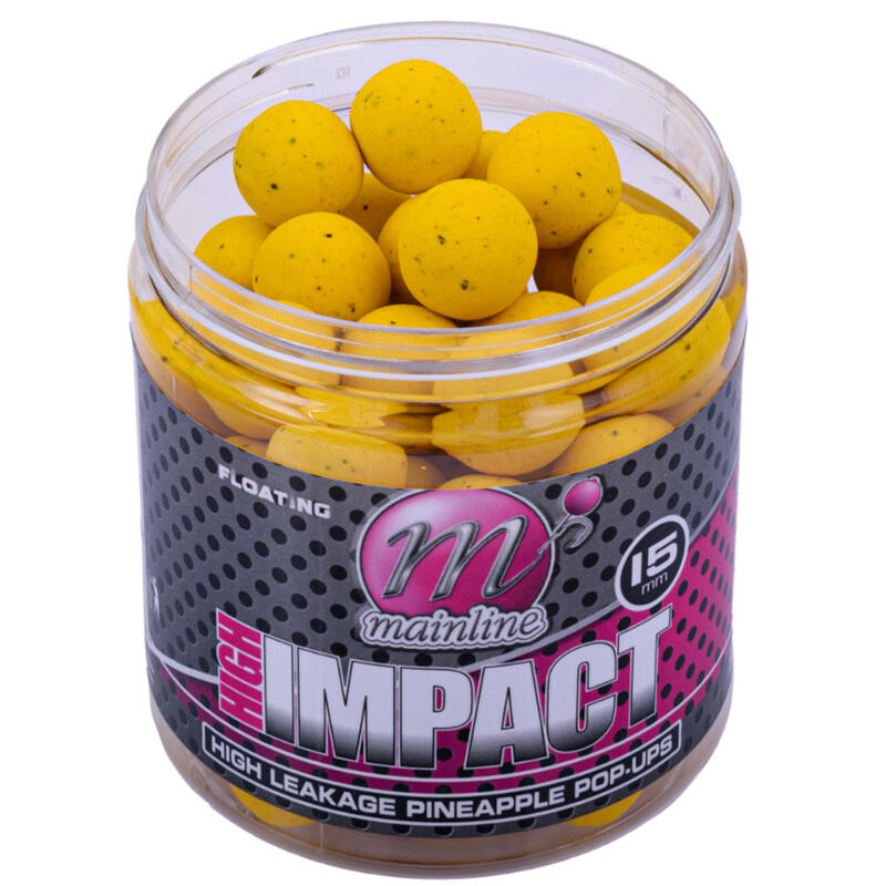 Przynęta Kulki Mainline High Impact Leakage Pop-Ups Boilies Pineapple ...