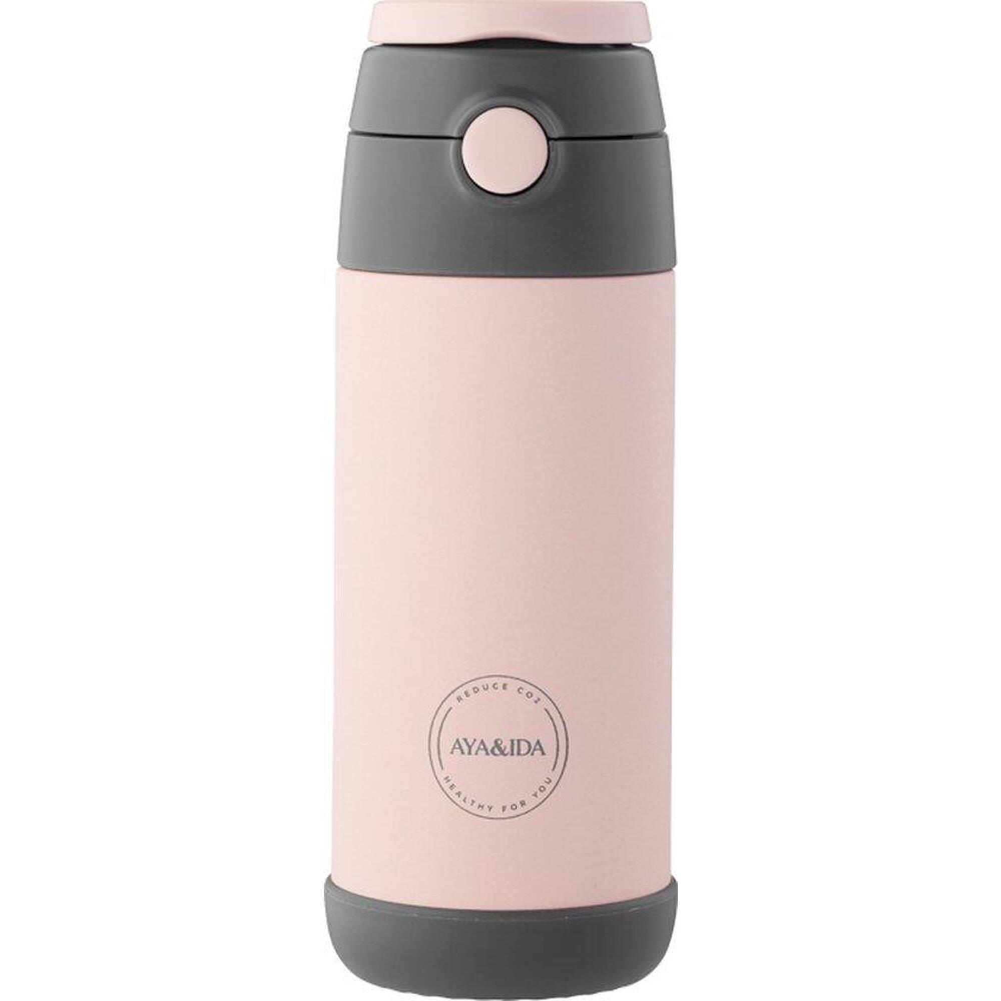 Thermocup avec paille 885ml Soft Rose AYA | Decathlon