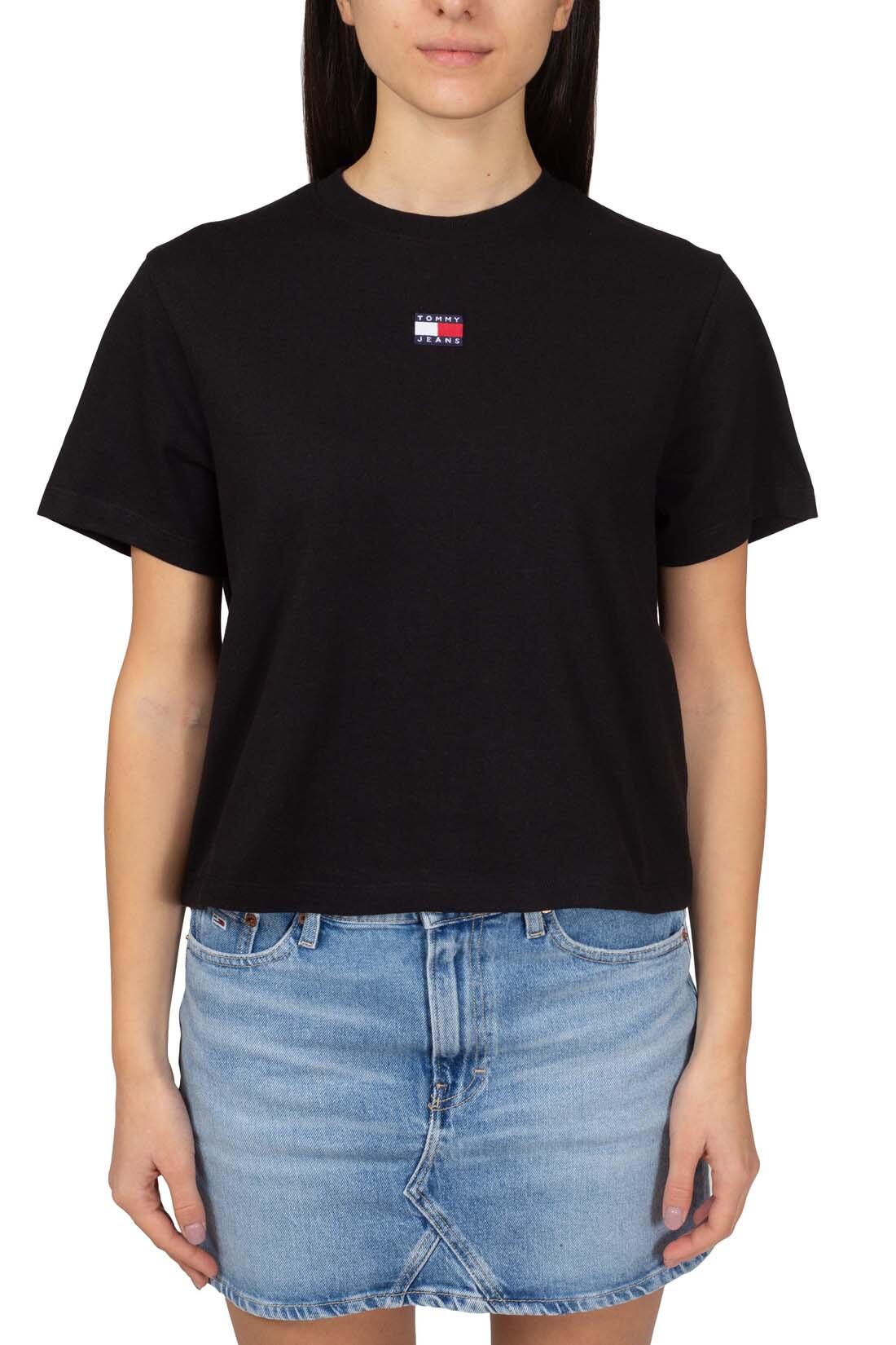 T-shirt donna boxy con logo patch TOMMY HILFIGER | Decathlon