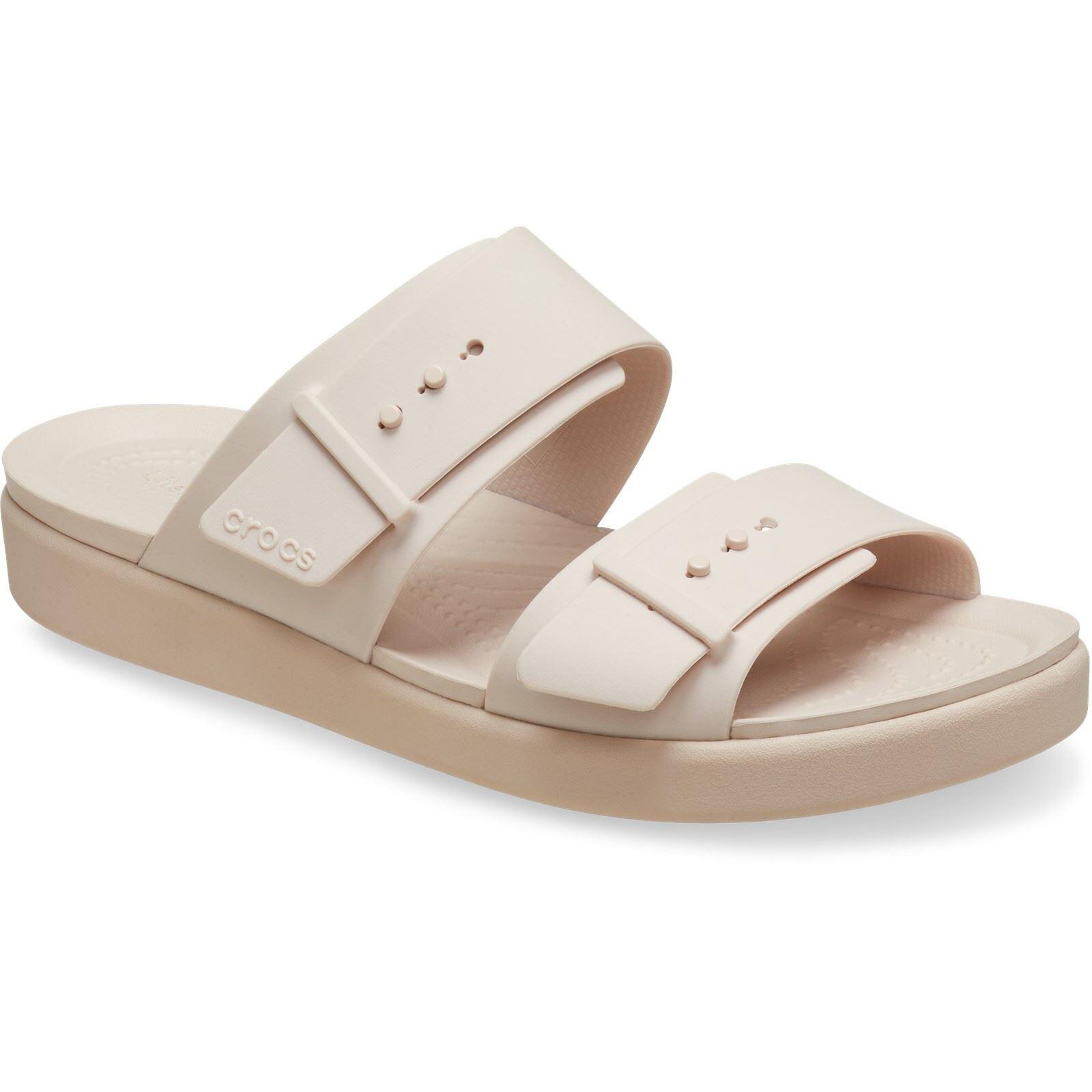 Crocs Brooklyn Buckle Women's Quartz Sandals | Decathlon