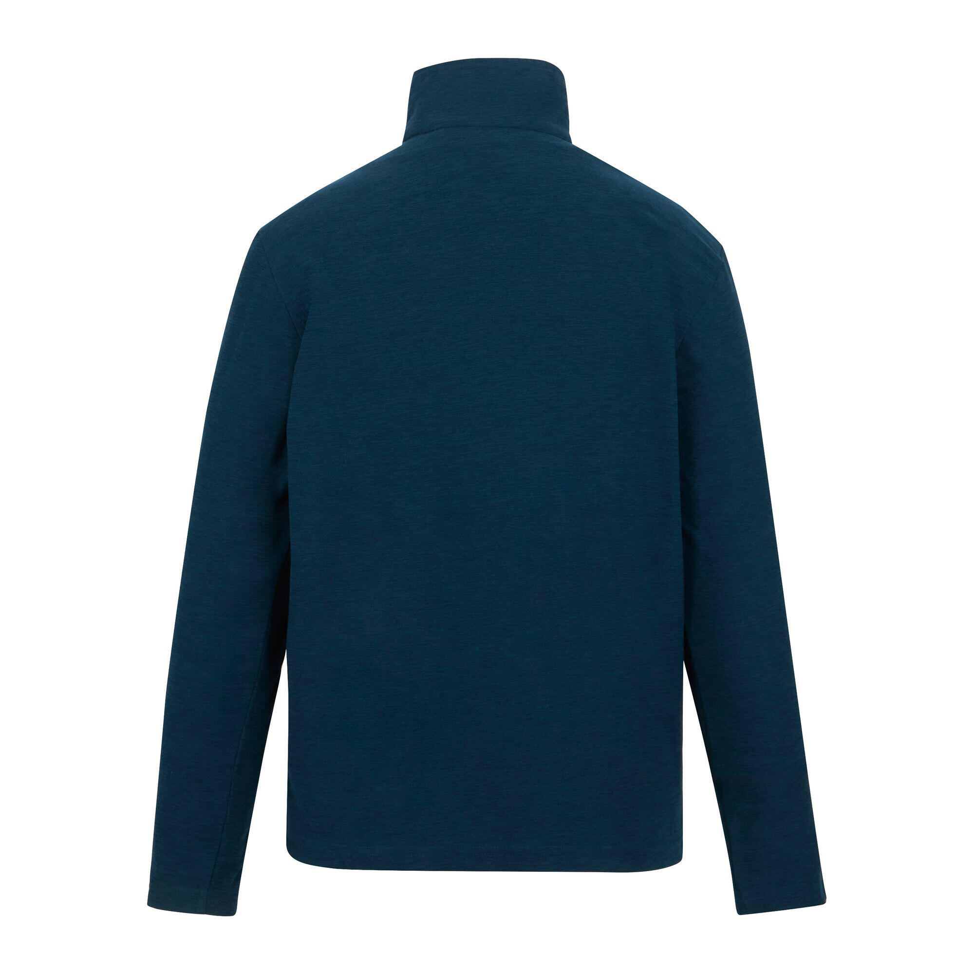 Mens Thompson Marl Half Zip Fleece Jacket (Moonlight Denim) REGATTA ...