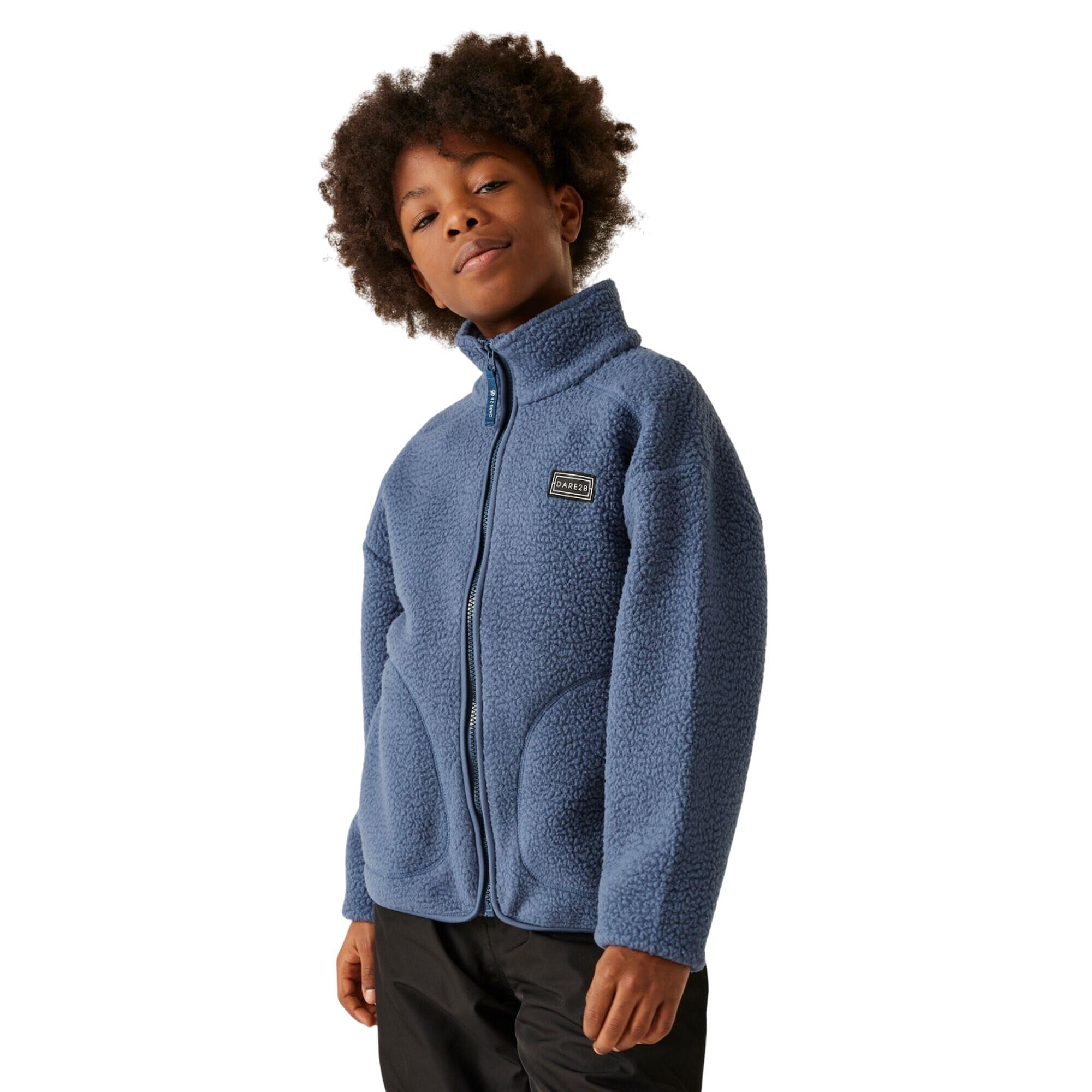 Childrens/Kids Zesty II Fleece Jacket (Blue Indigo) DARE 2B | Decathlon