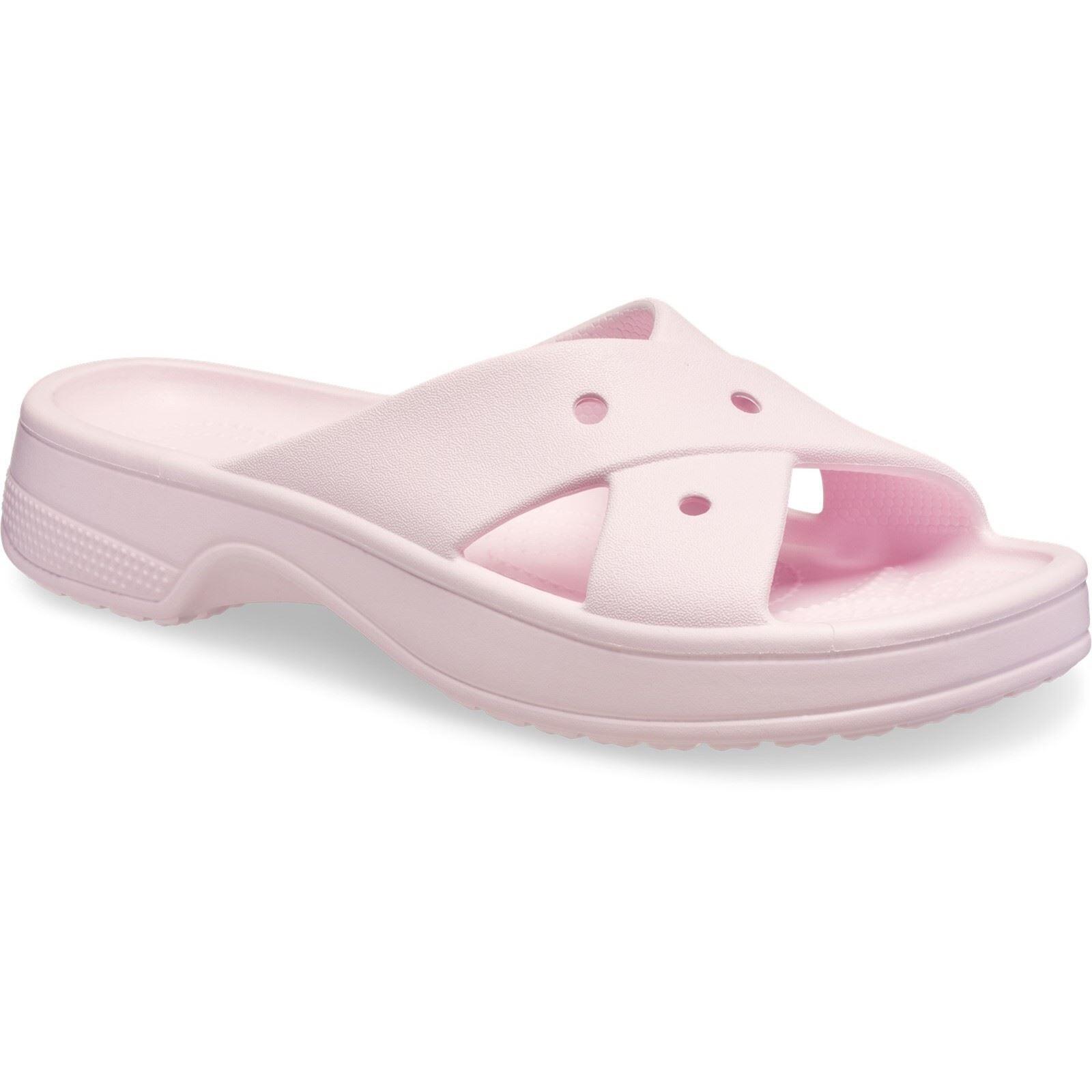 Crocs Classic Cross Strap Thermoplastic Women's Pink Milk Sandals CROCS ...