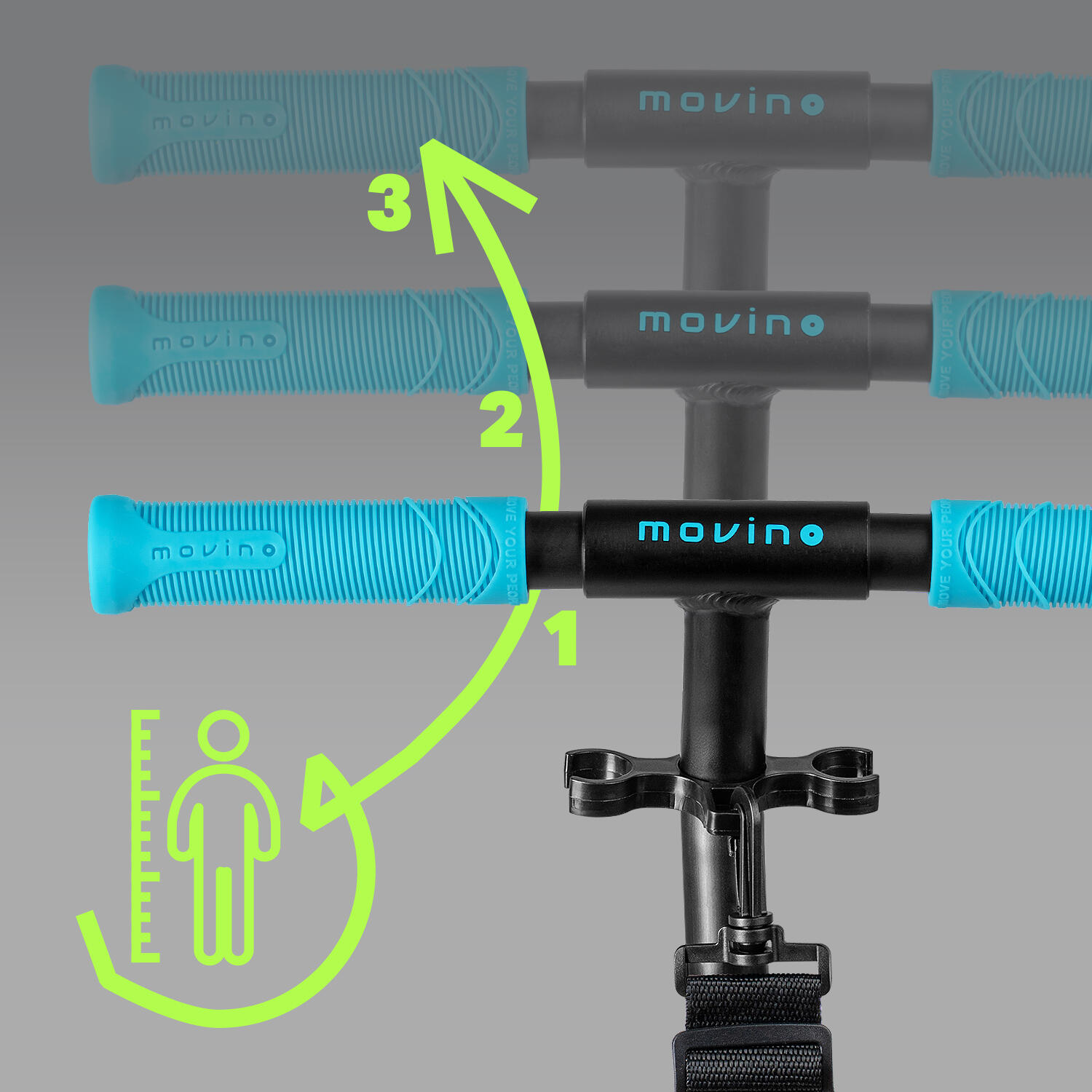 Cityroller für Kinder, Jugendliche und Erwachsene Movino Infinity T-035 ...