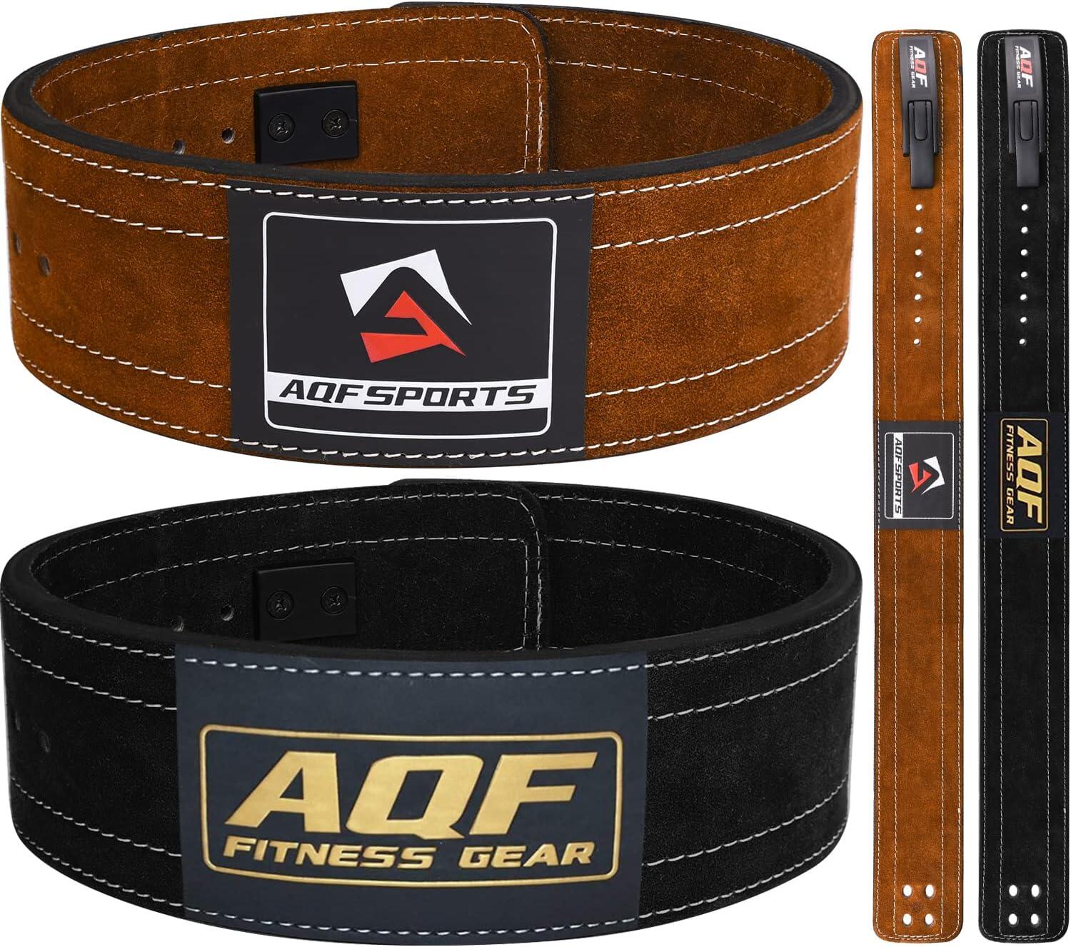 AQF Weight Lifting Belt - IPL & USPA approved 4” Wide x 10mm Thick ...