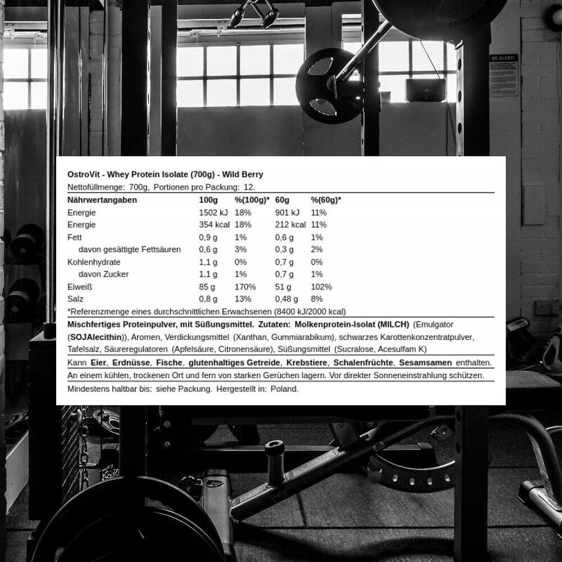 OstroVit Whey Protein Isolate (700g) Wild Berry - Protéines OSTROVIT ...