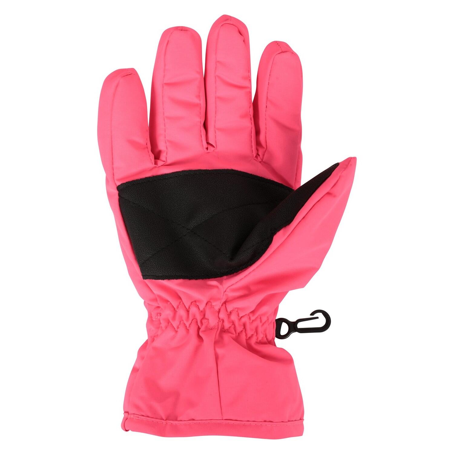 Childrens/Kids Ski Gloves (Pink) MOUNTAIN WAREHOUSE | Decathlon