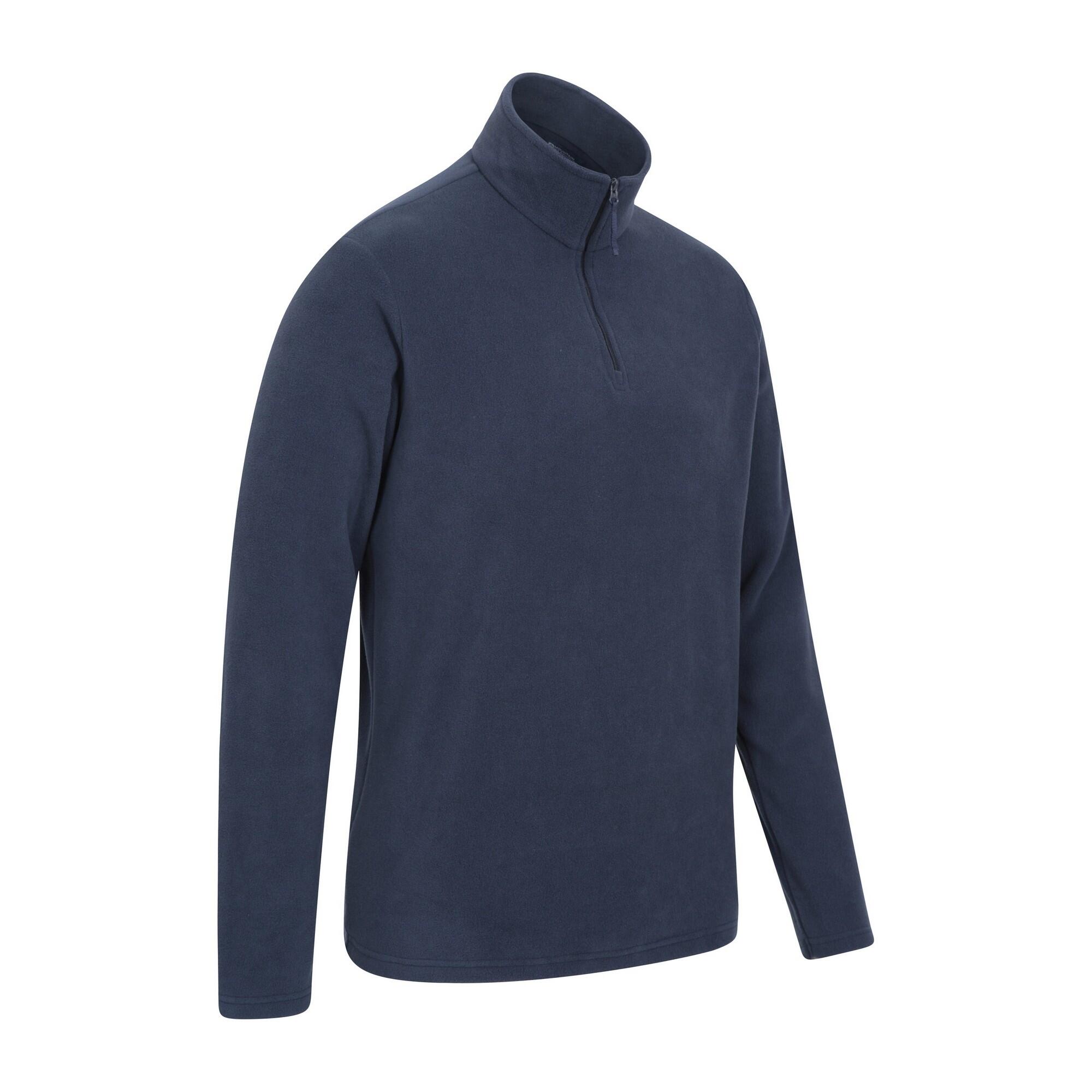 Mens Camber II Half Zip Fleece Top (Navy) MOUNTAIN WAREHOUSE | Decathlon