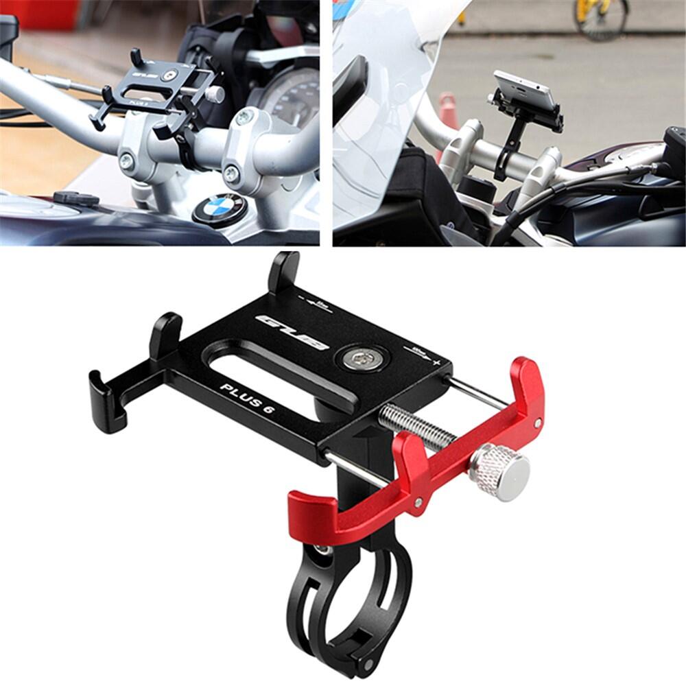 Universal Aluminum Bike Handlebar Phone Mount, Clamp 55-100 mm, Black ...