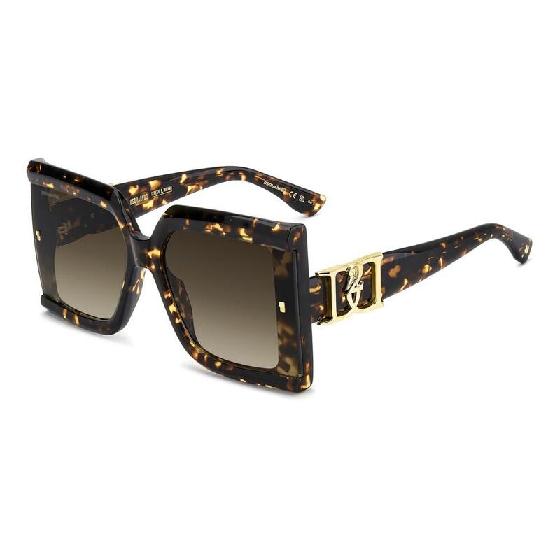 Lunettes de soleil DSQUARED2 D2 0185/G/S 807 femme, taille 64 mm ...